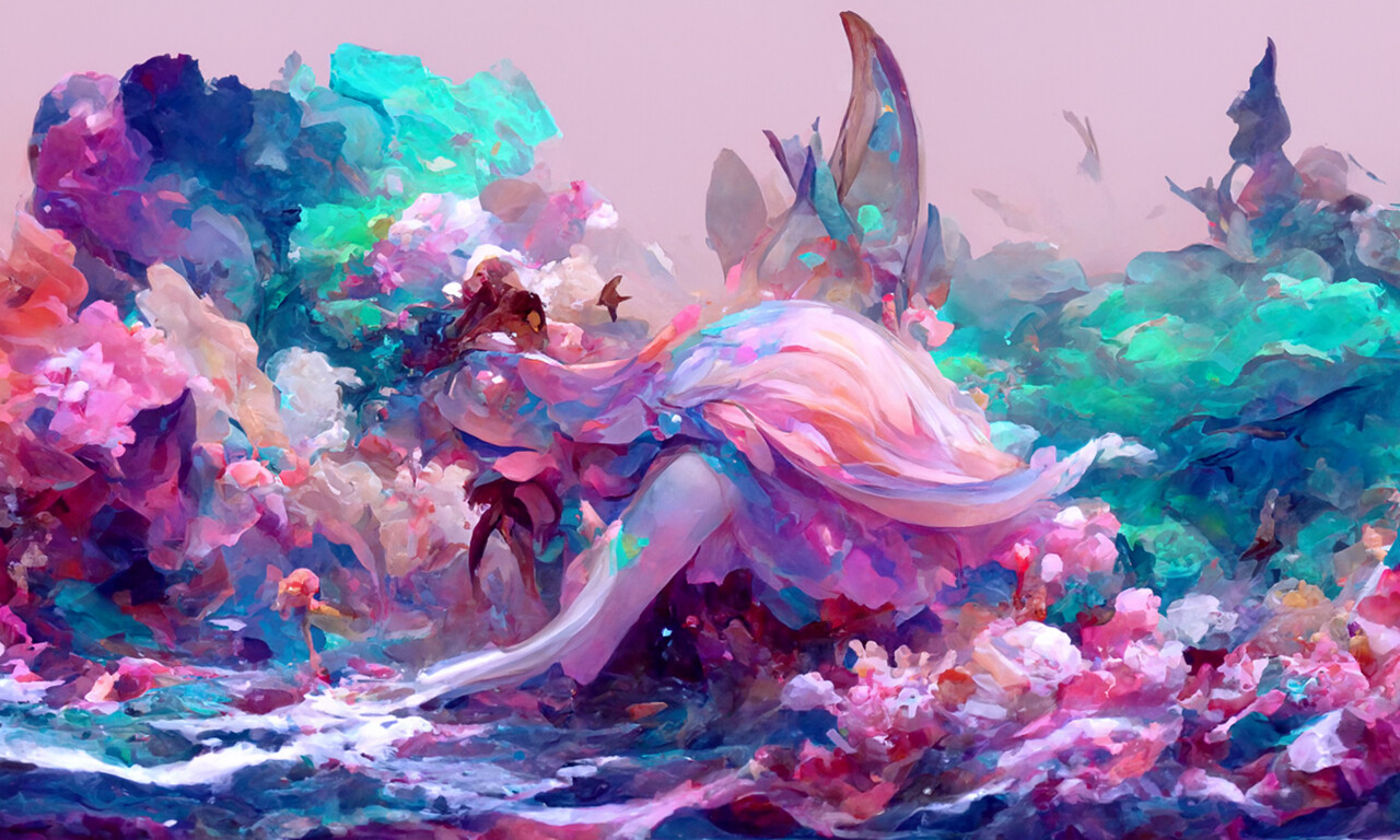 ArtStation - (Disco Diffusion Generated Inspirations) fairy of ocean