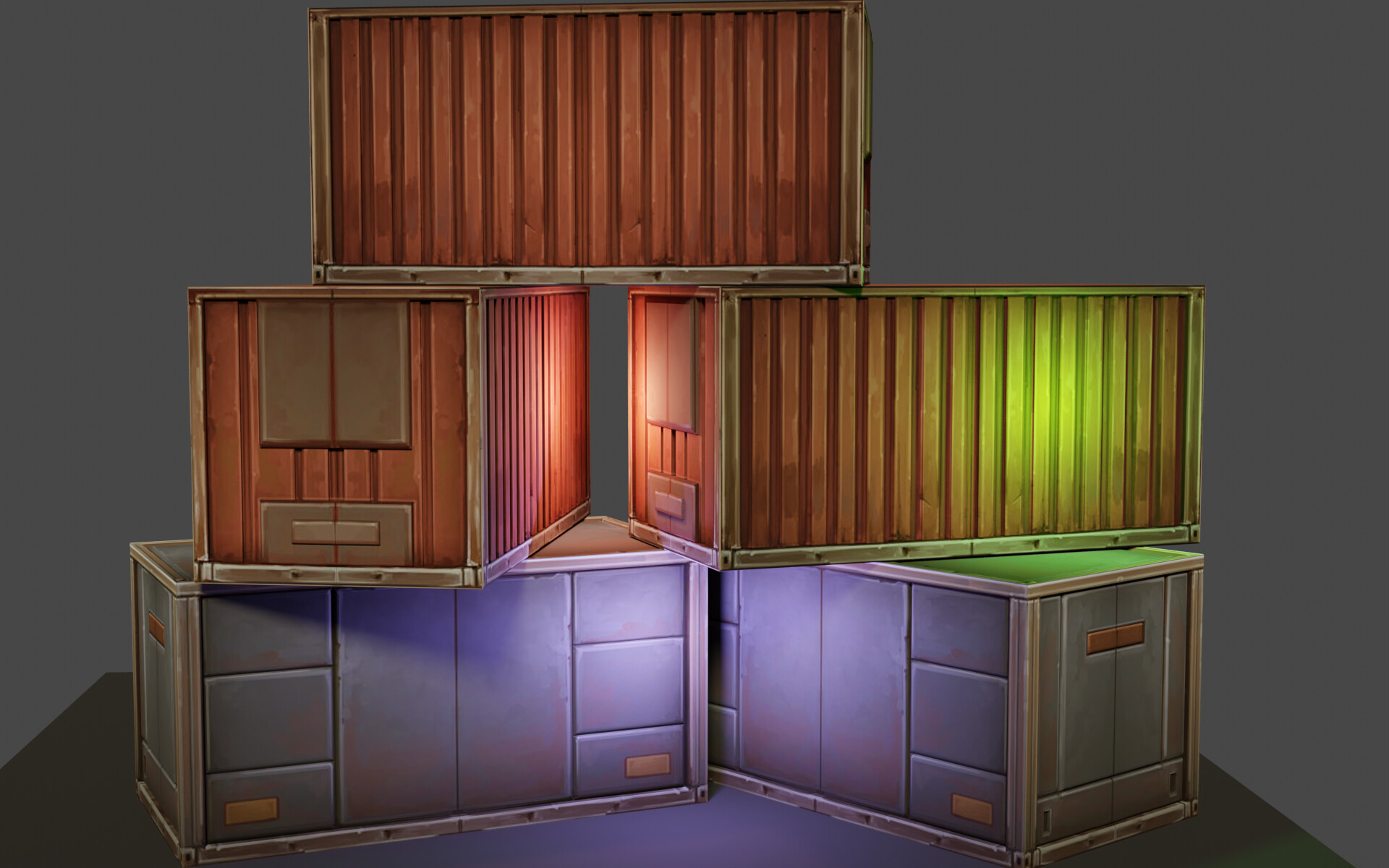 ArtStation - Shipping container