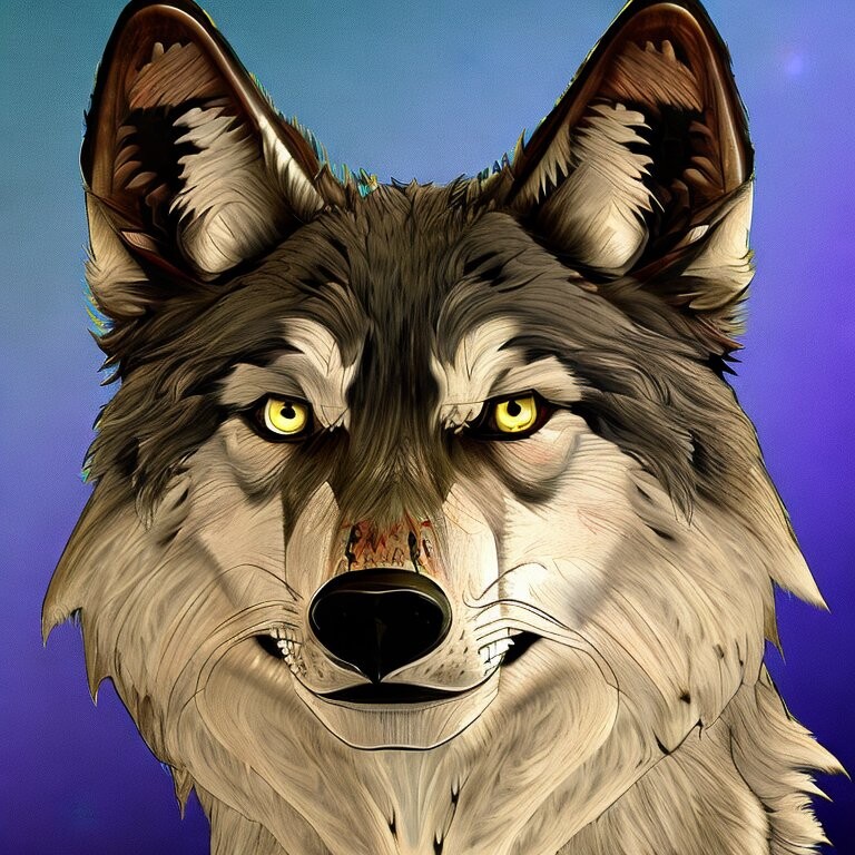 ArtStation - wolf furry icon