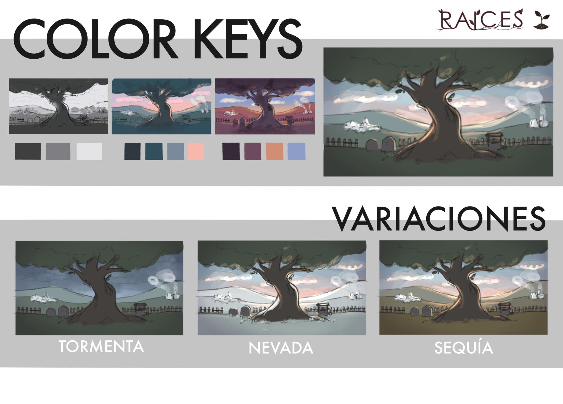 ArtStation - Color Keys for Raíces