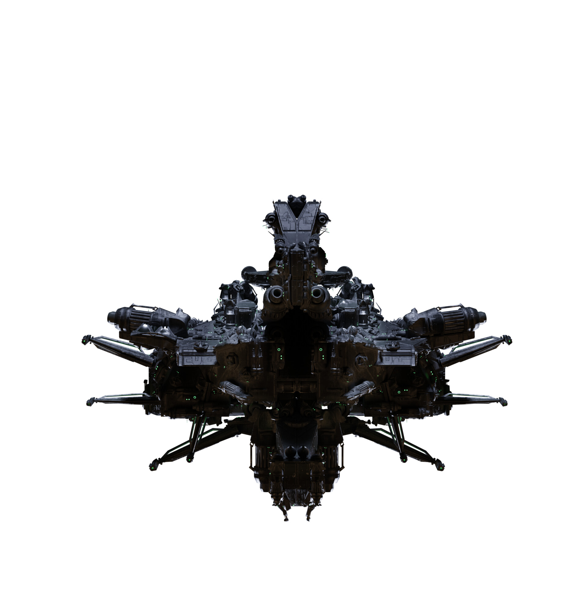 Lars - Spaceship Generator in Blender Geometry Nodes