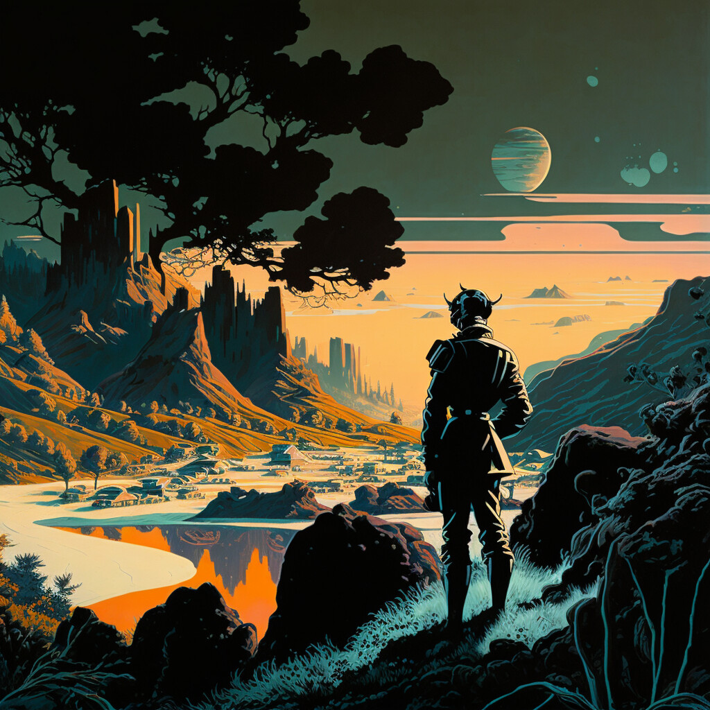 ArtStation - Retrofuturistic landscape art 28