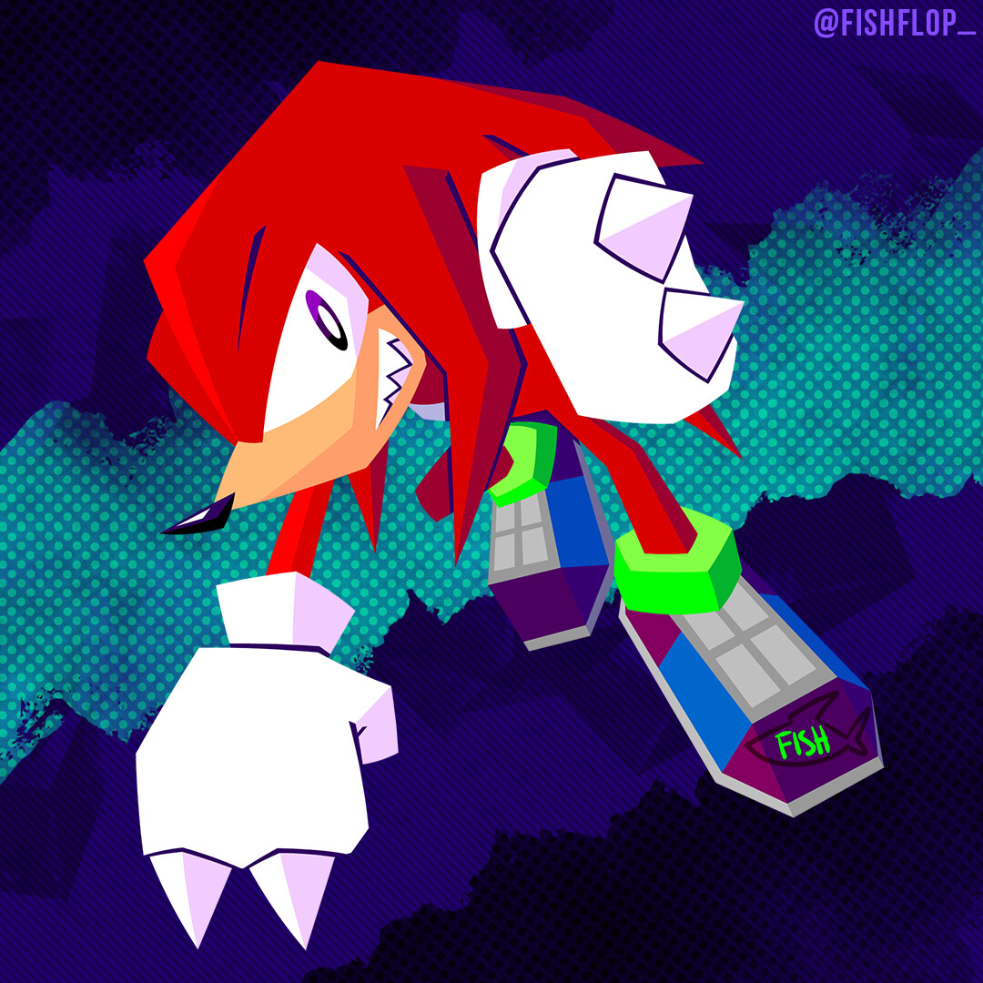 ArtStation - Knuckles the Echidna