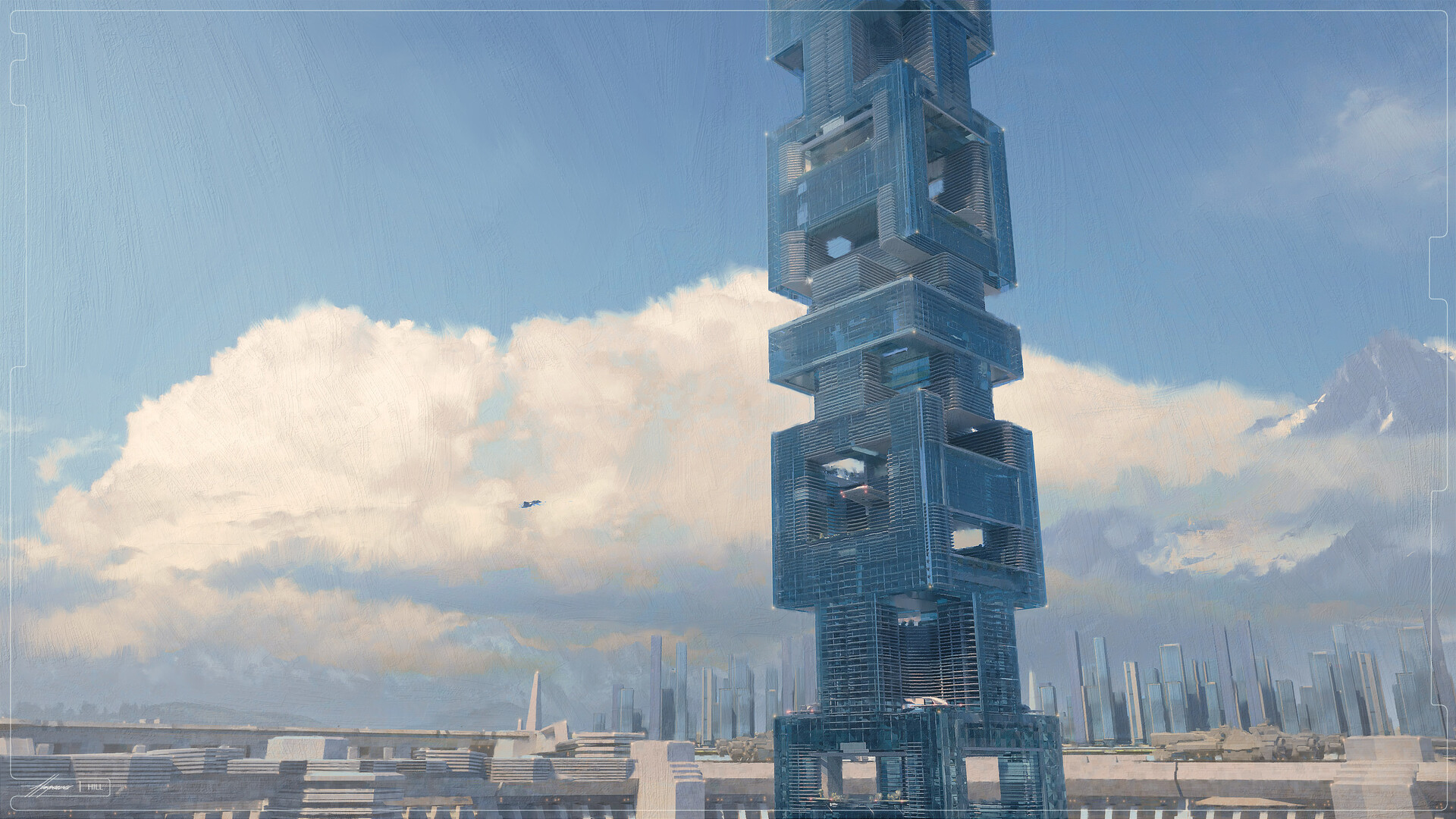 ArtStation - HALO: The Series - Fleetcom Tower
