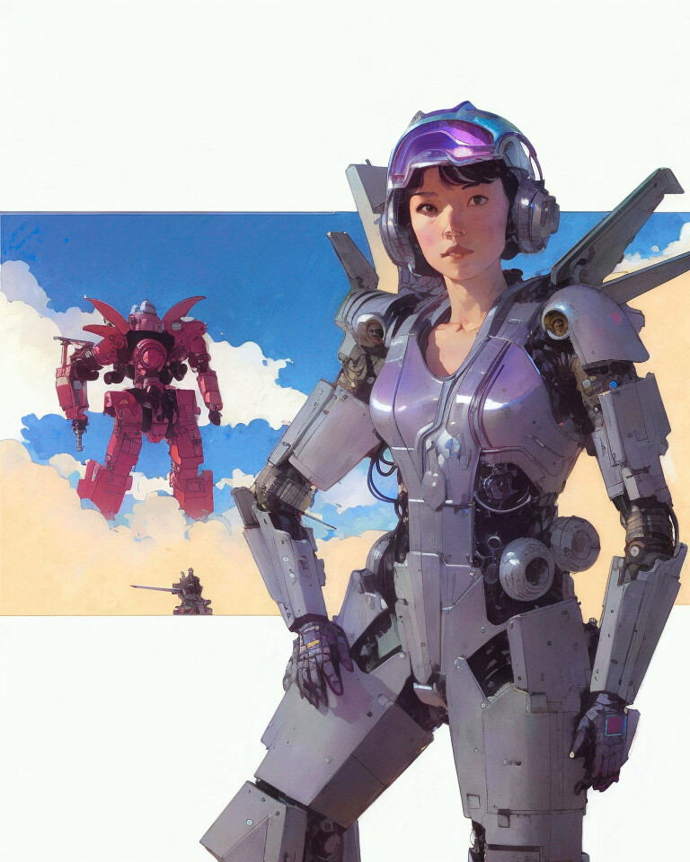 ArtStation - Old draw redo with I.A