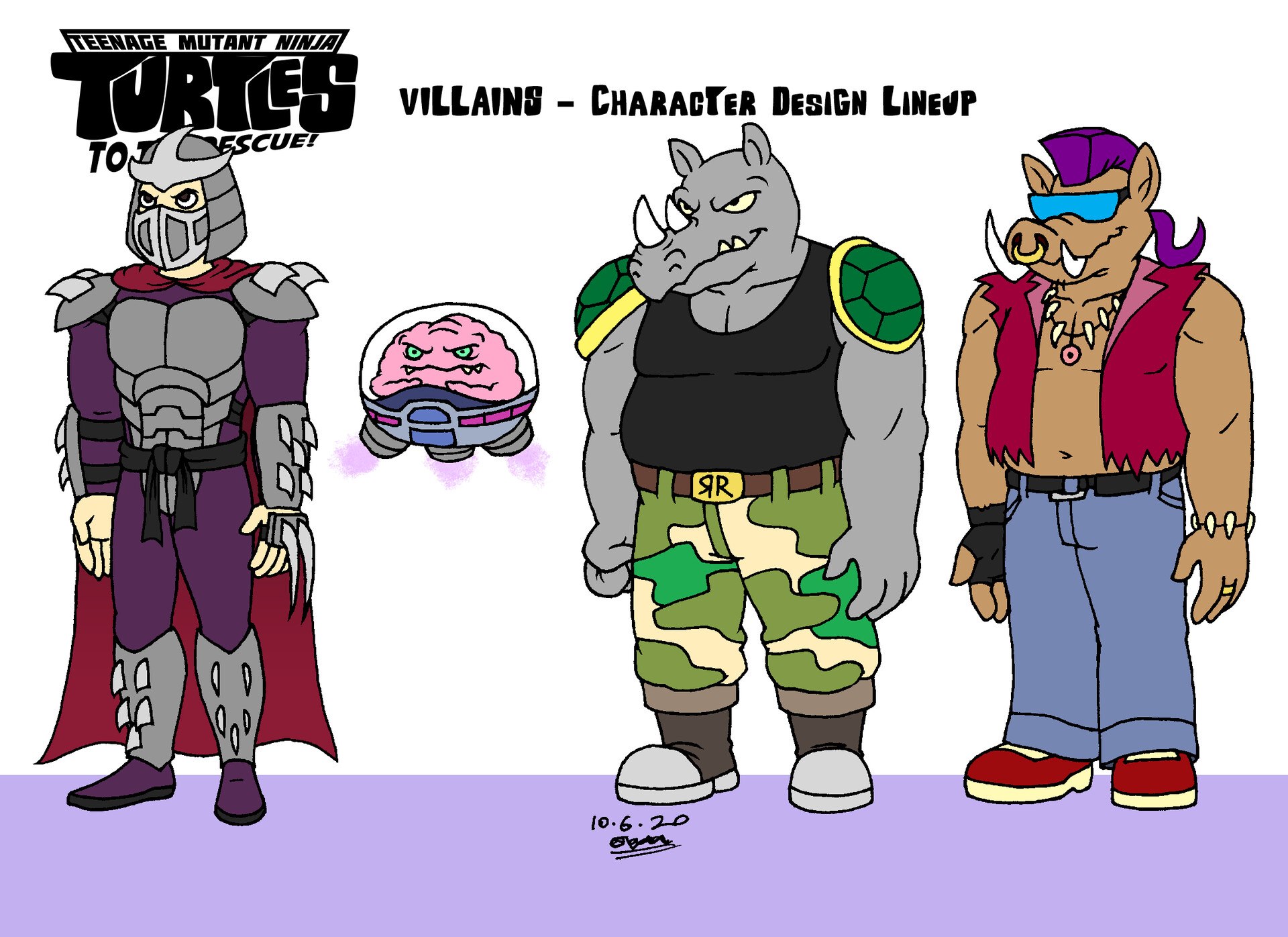TMNT to the Rescue — Character Lineup Concept by Samuel Aken’Ova ...