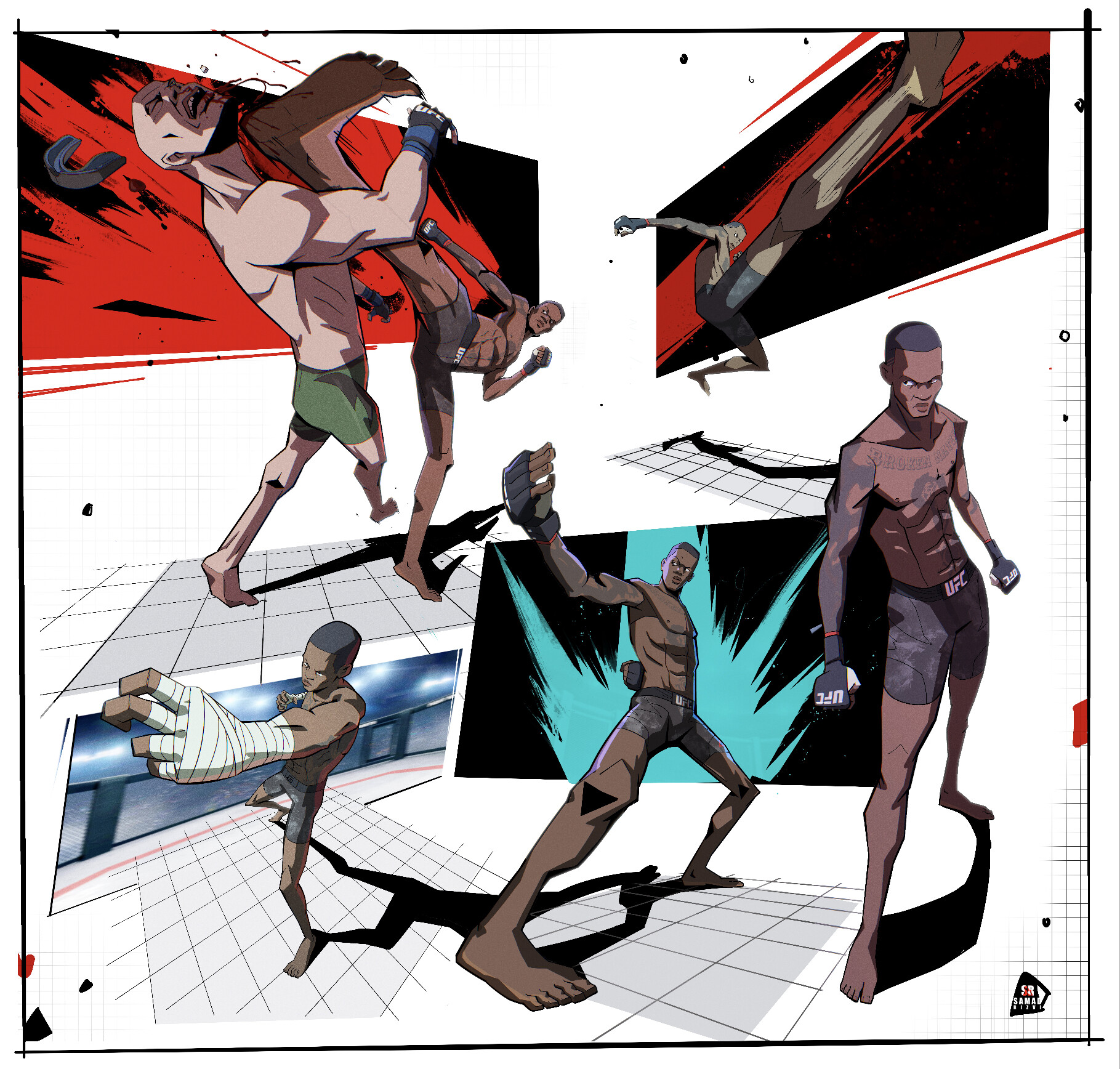 ArtStation - Izzy the Stylebender poses.