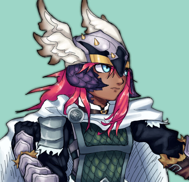 ArtStation - Au Ra Dragoon