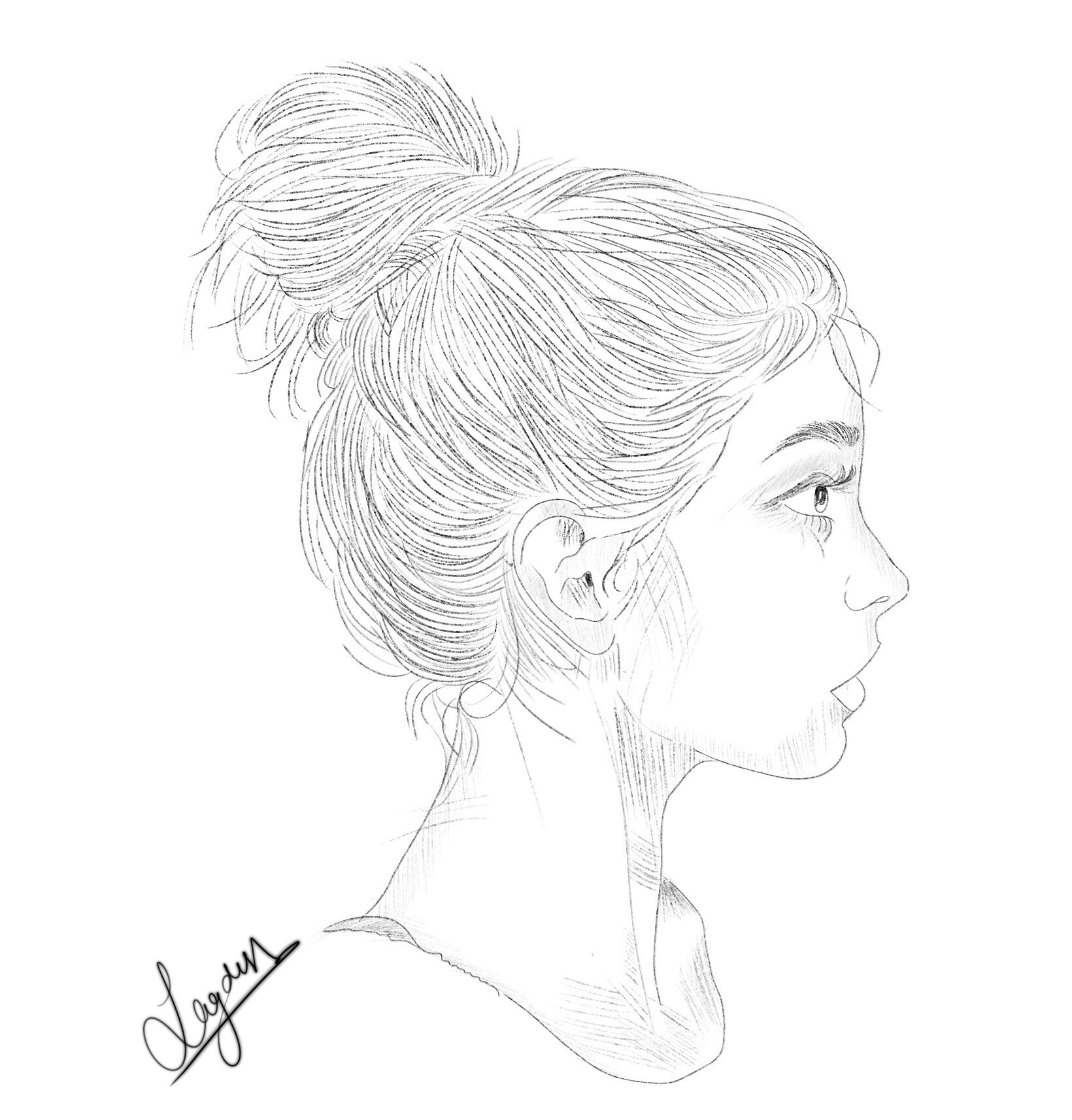 ArtStation - Girl drawing