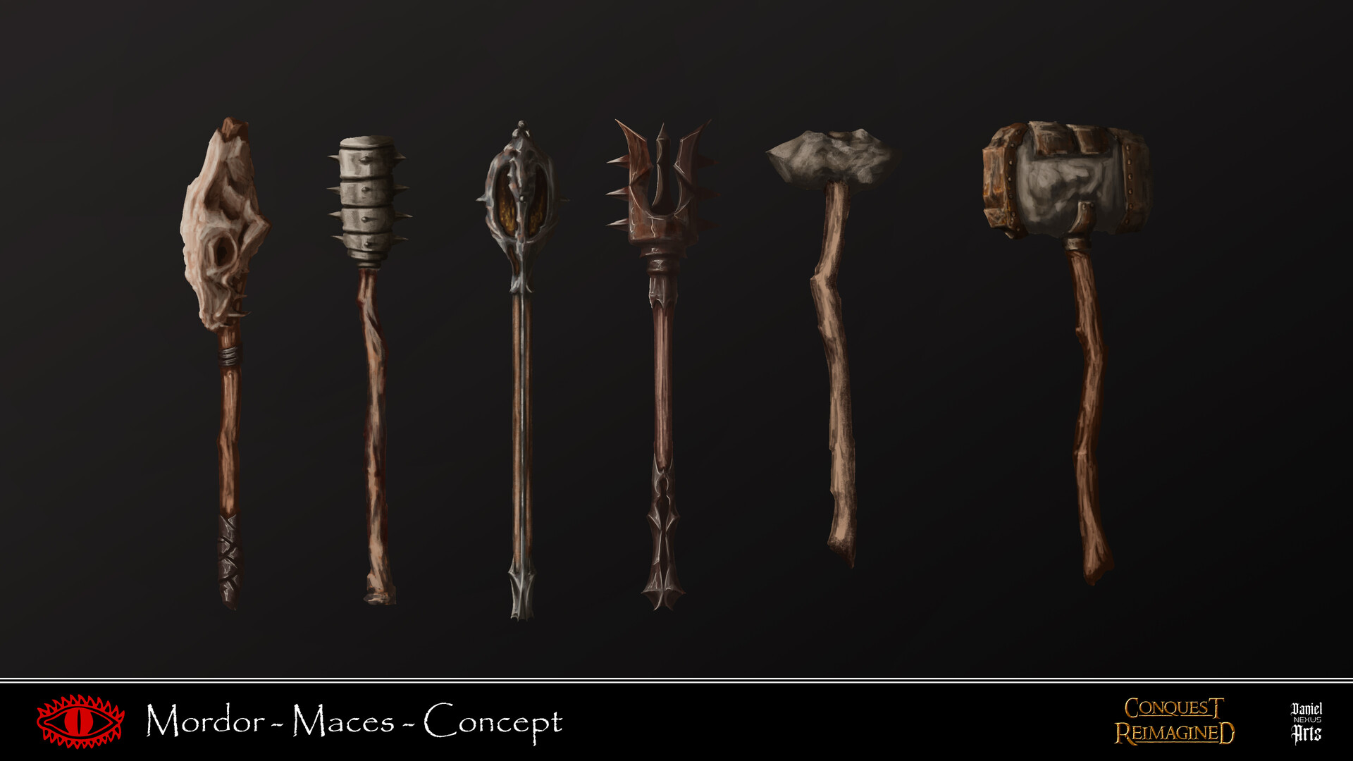 Daniel Perez - Mordor Weapon Set - Lotr Conquest Reimagined