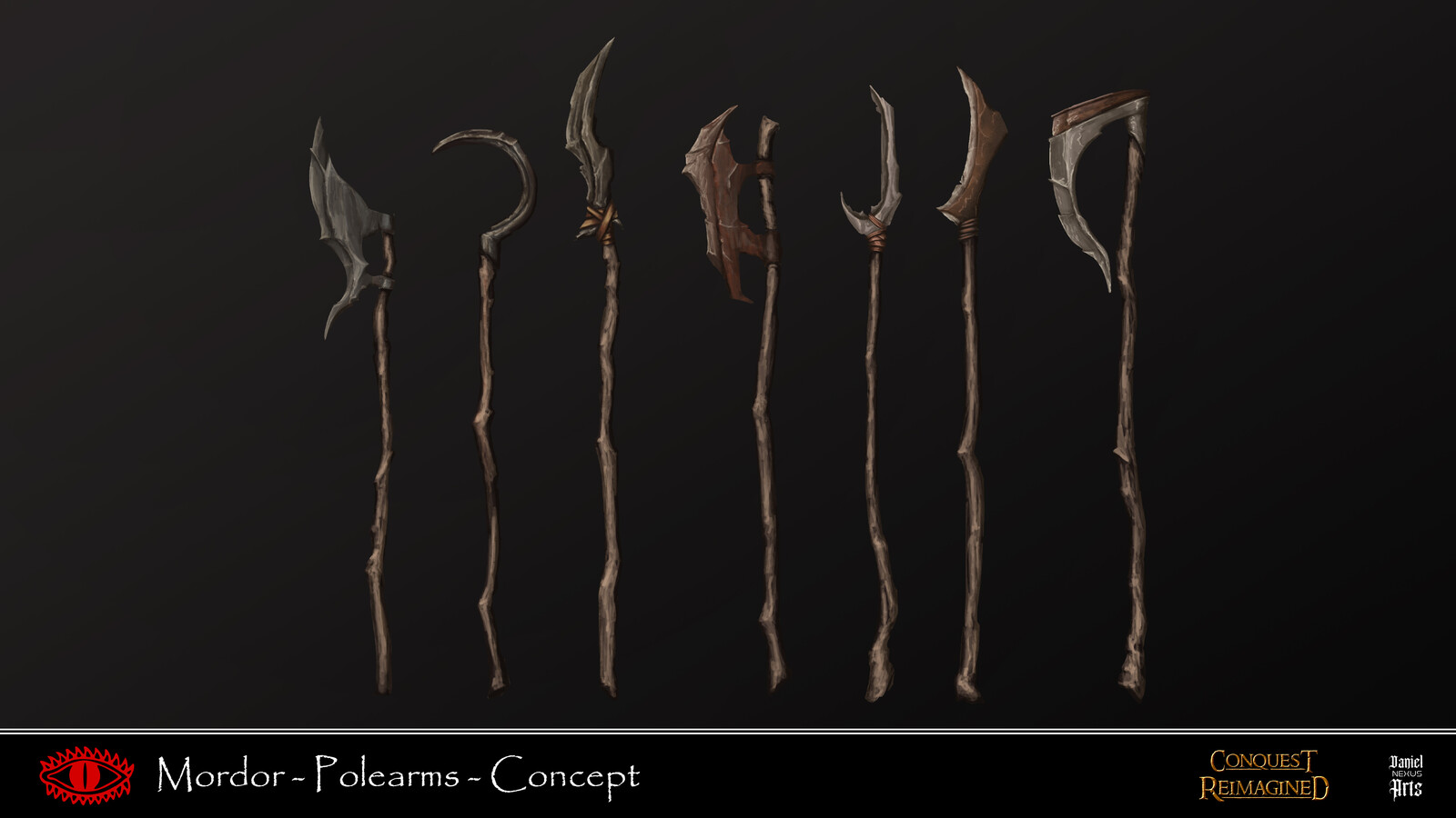 Daniel Perez - Mordor Weapon Set - Lotr Conquest Reimagined