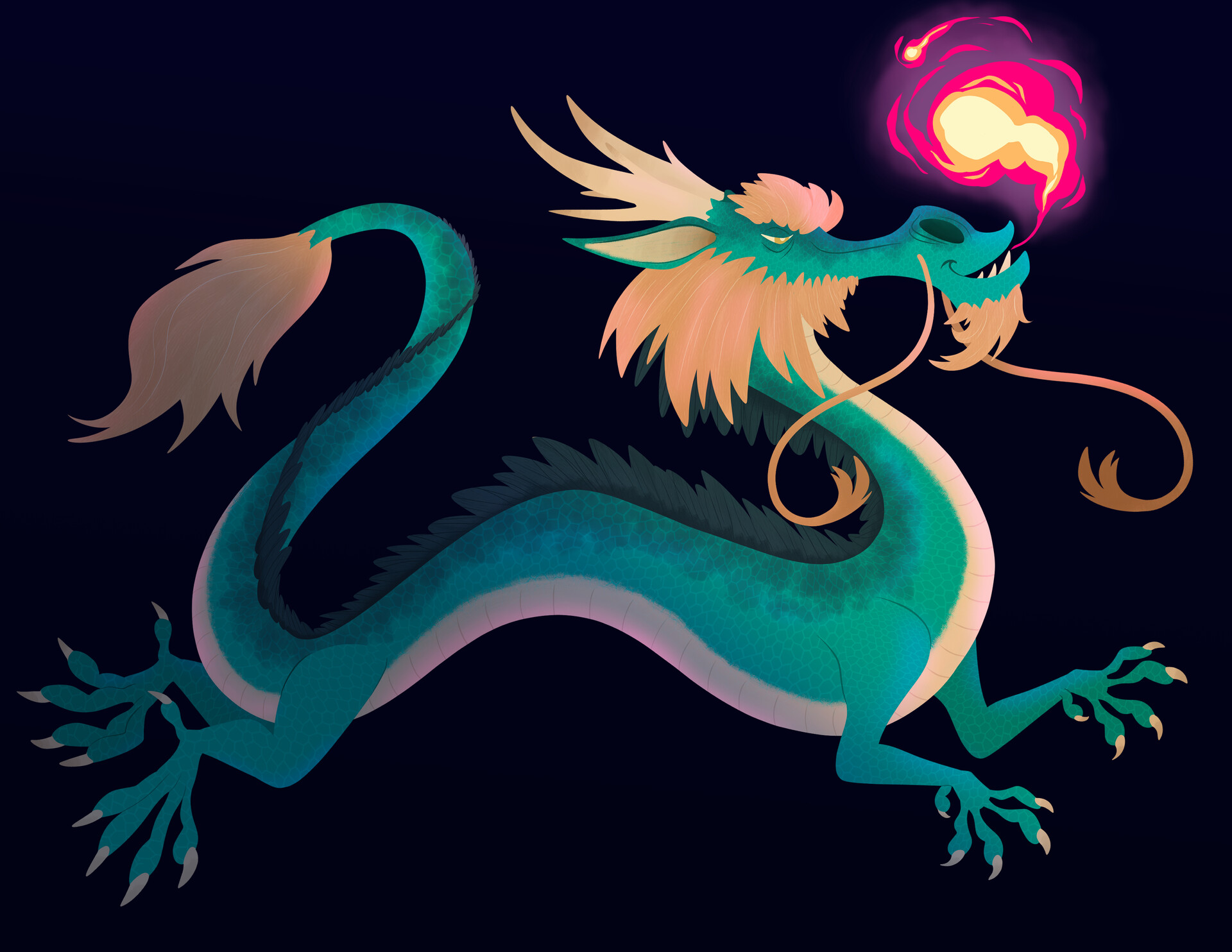 ArtStation - Chinese Dragon