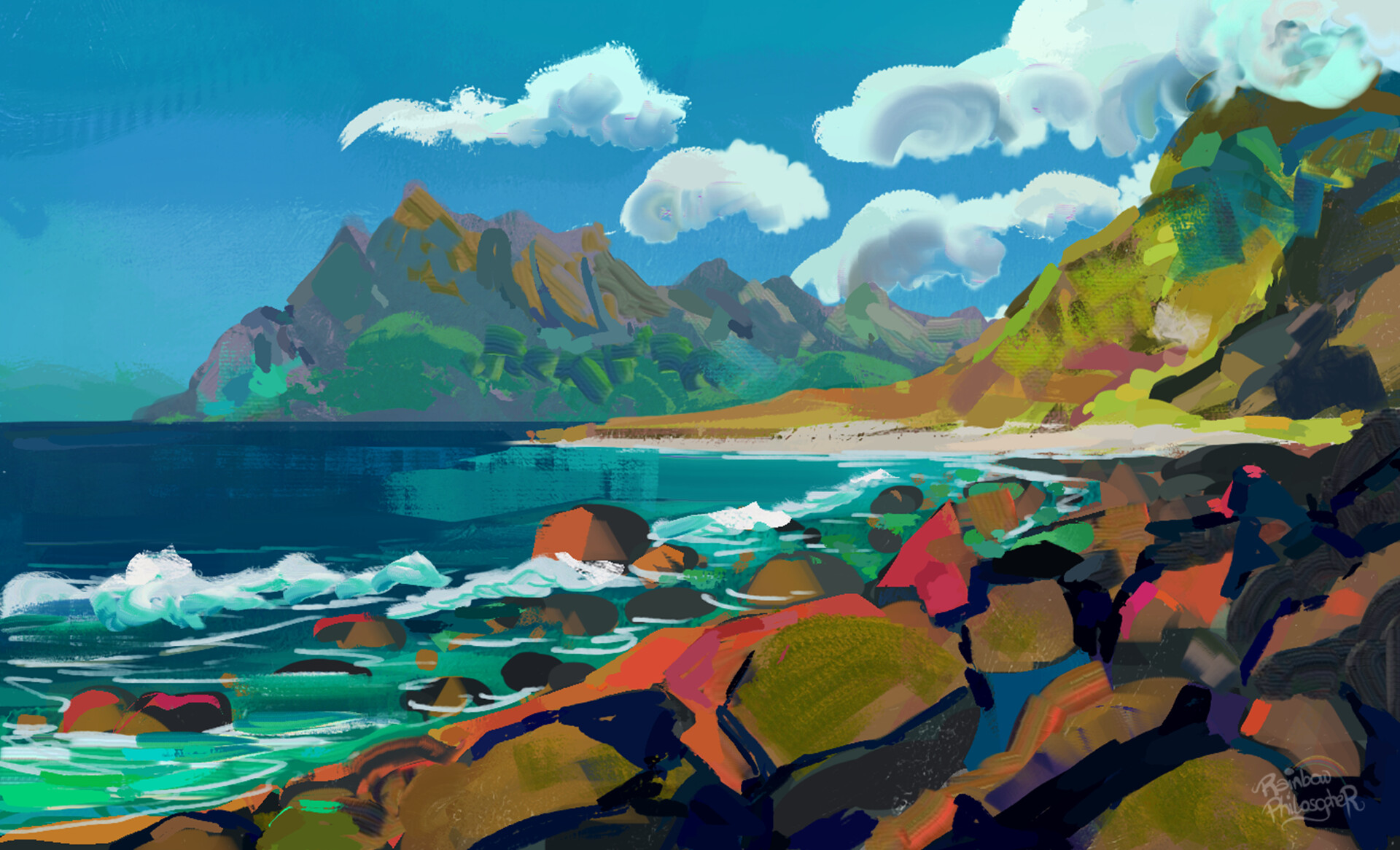 ArtStation - Ocean waves