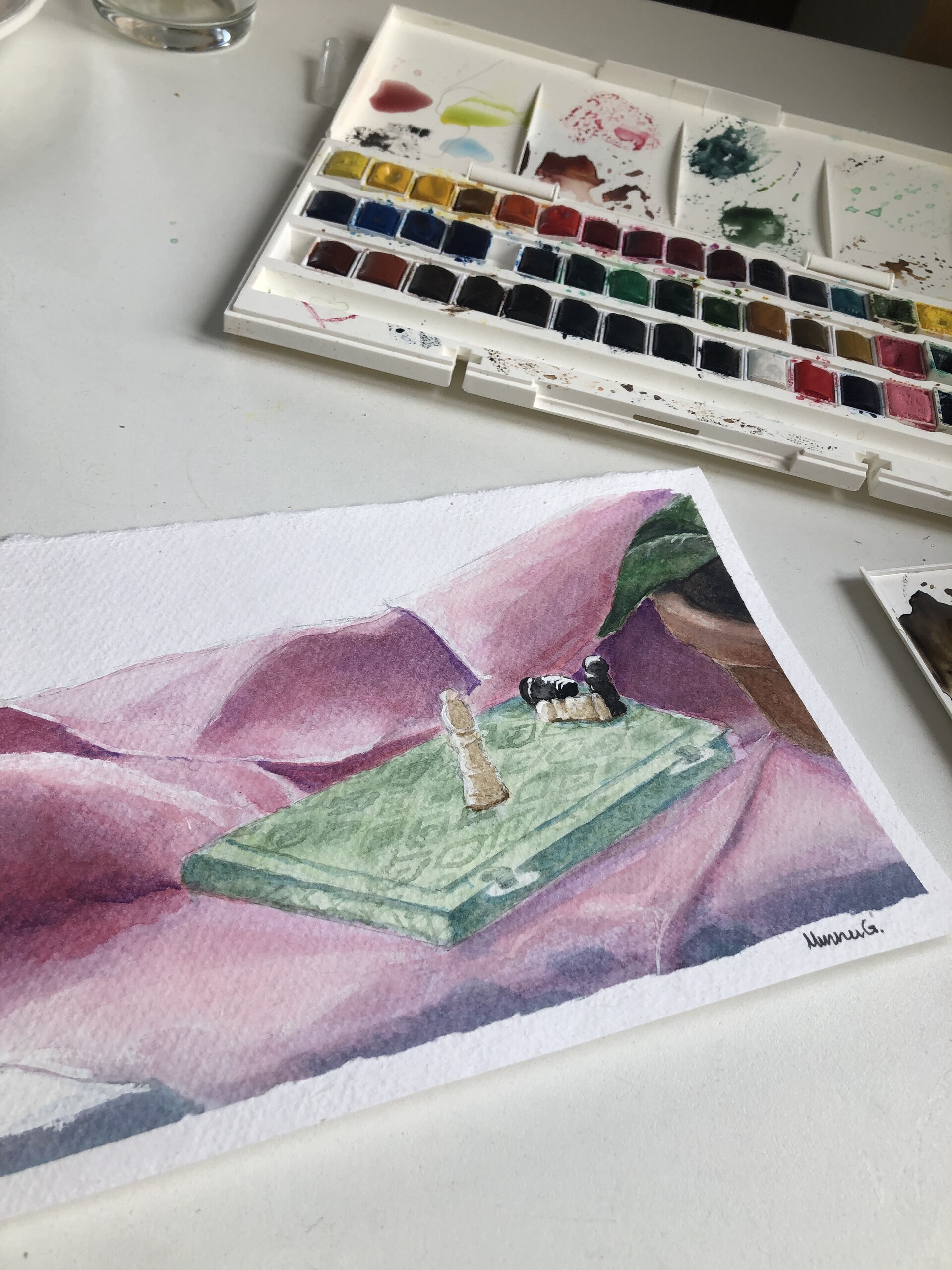 ArtStation - Still life chess