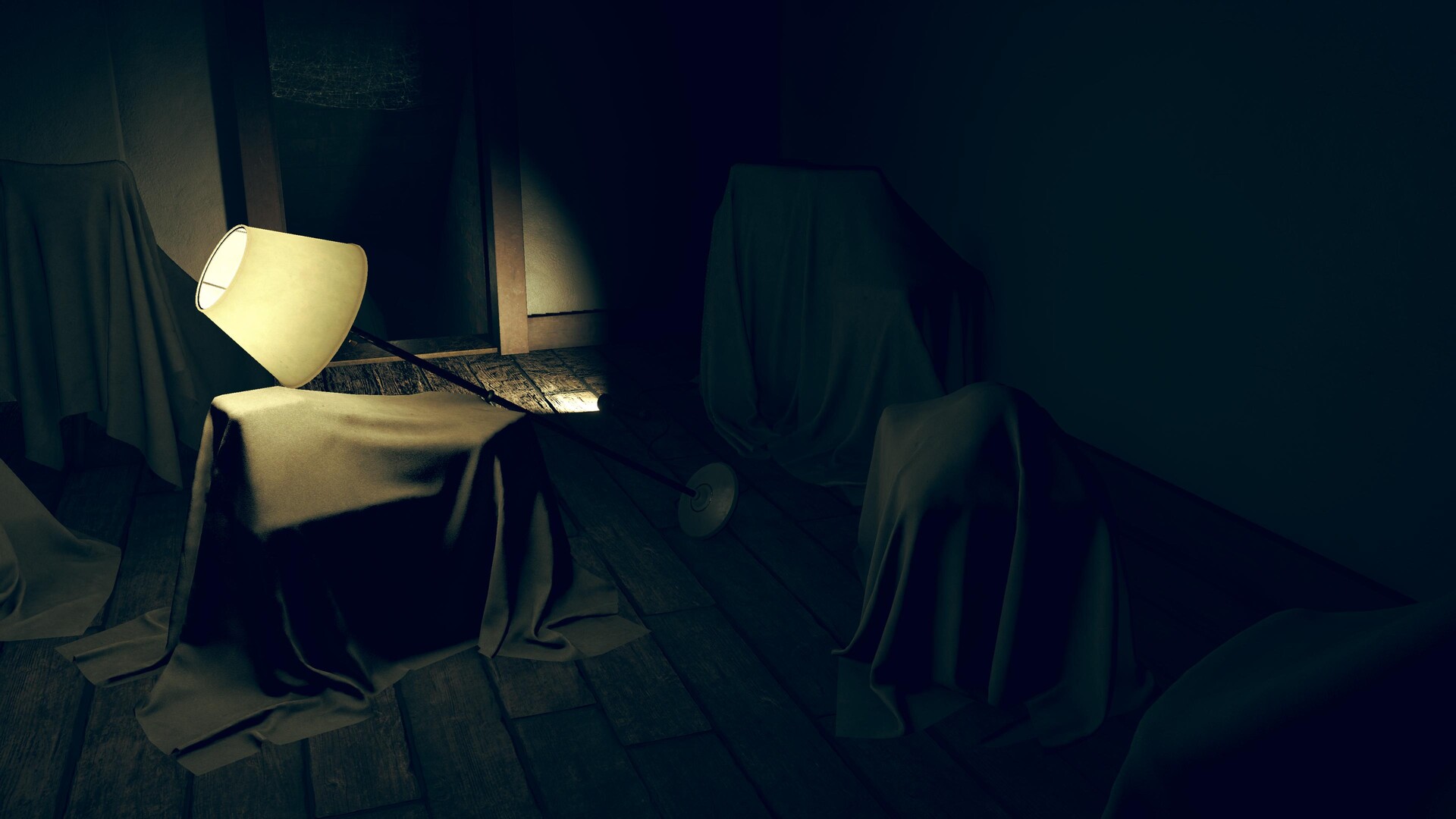 Tim Hertel Portfolio - Horror Bedroom - Unity