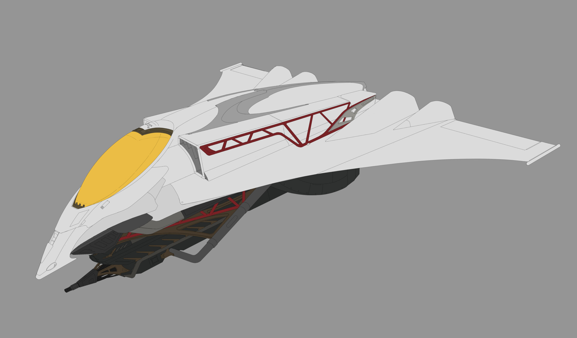 ArtStation - Spaceship Design #1