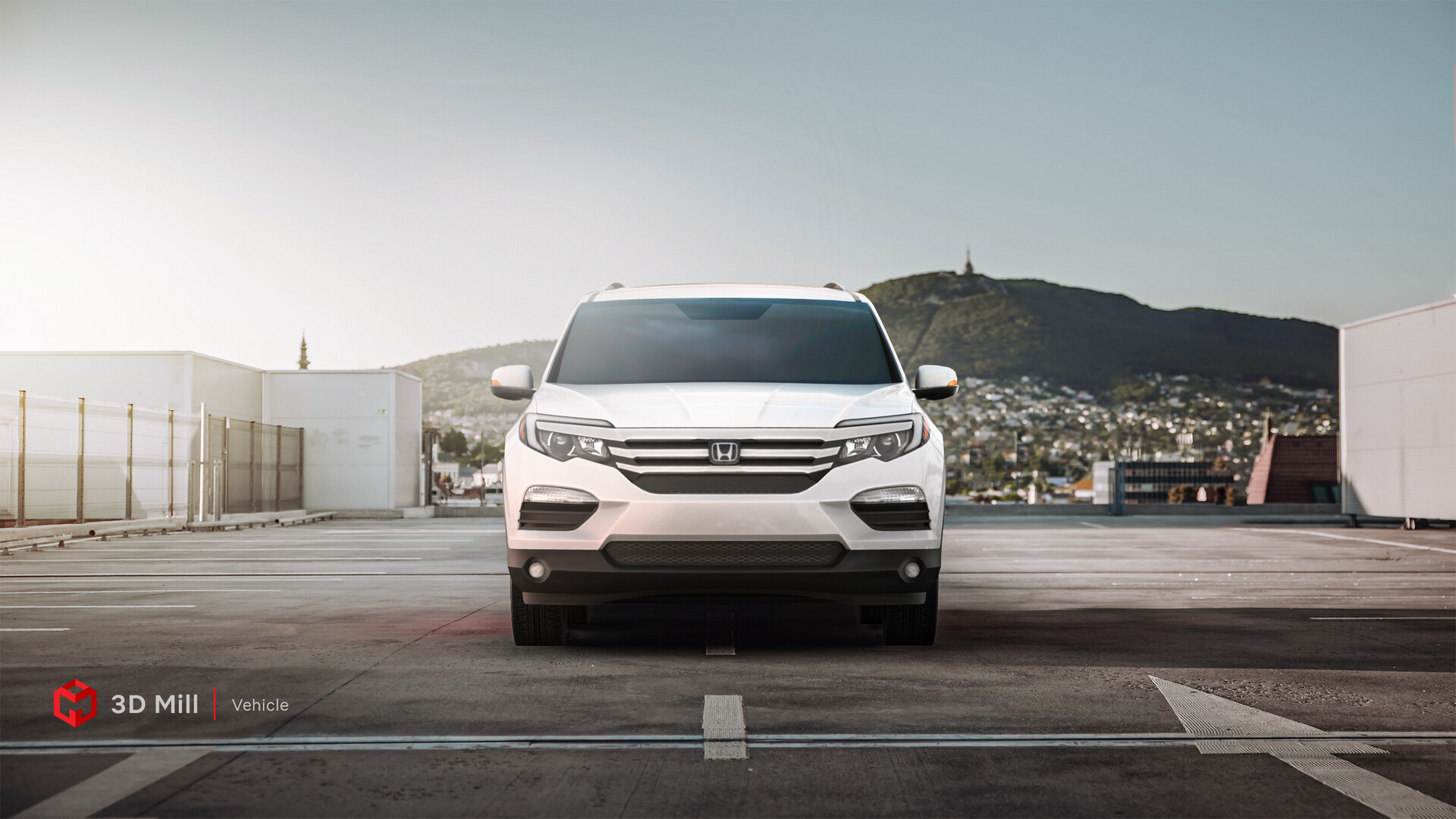 ArtStation - Honda Pilot 2016 Low Poly 3D Model