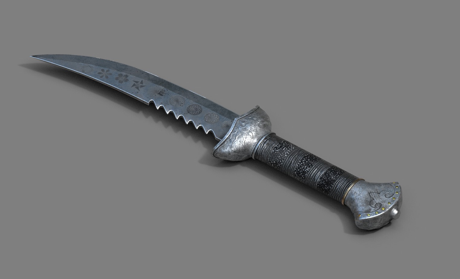 ArtStation - ancient hunting knife