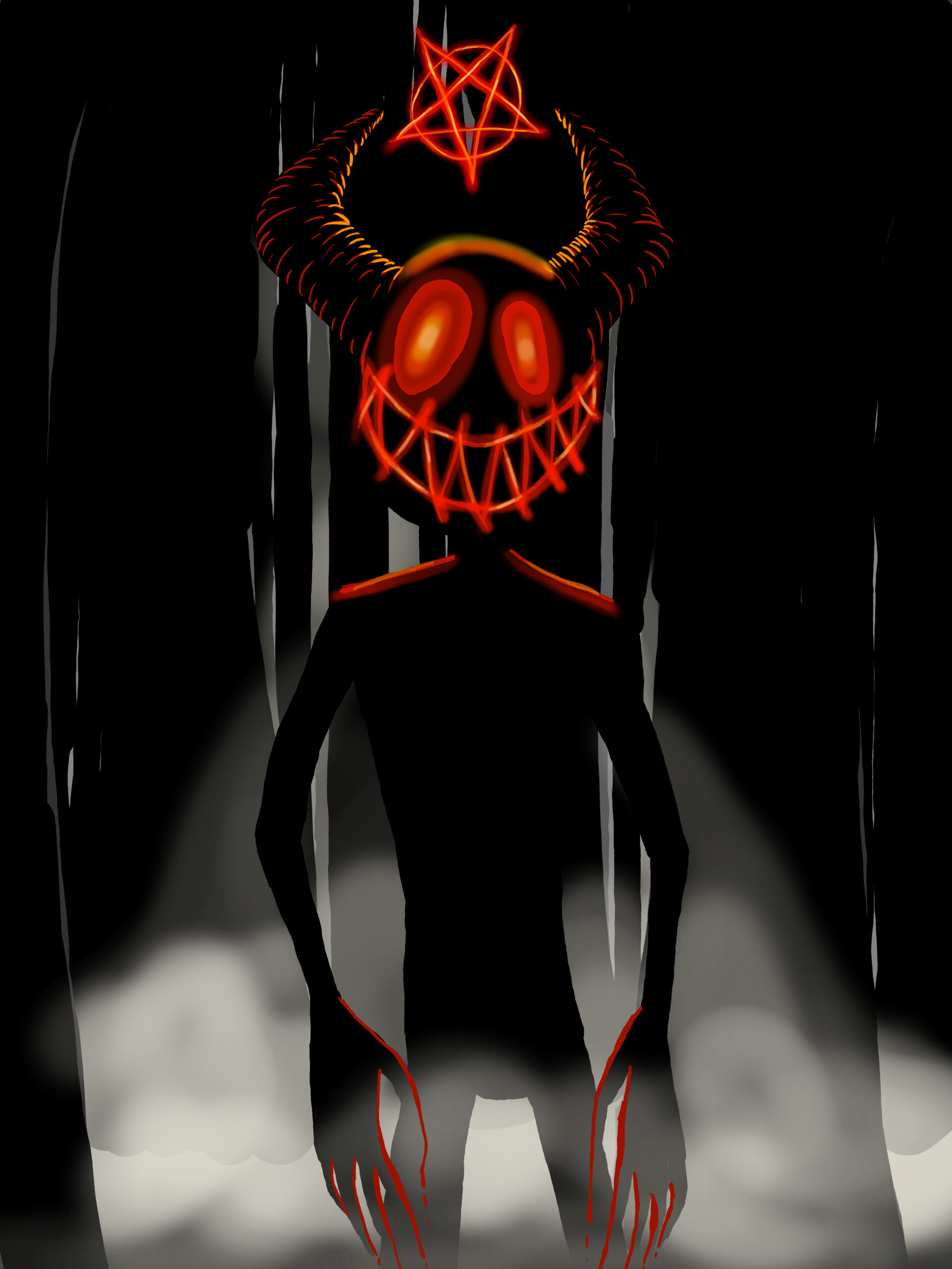 ArtStation - Demon in the forest