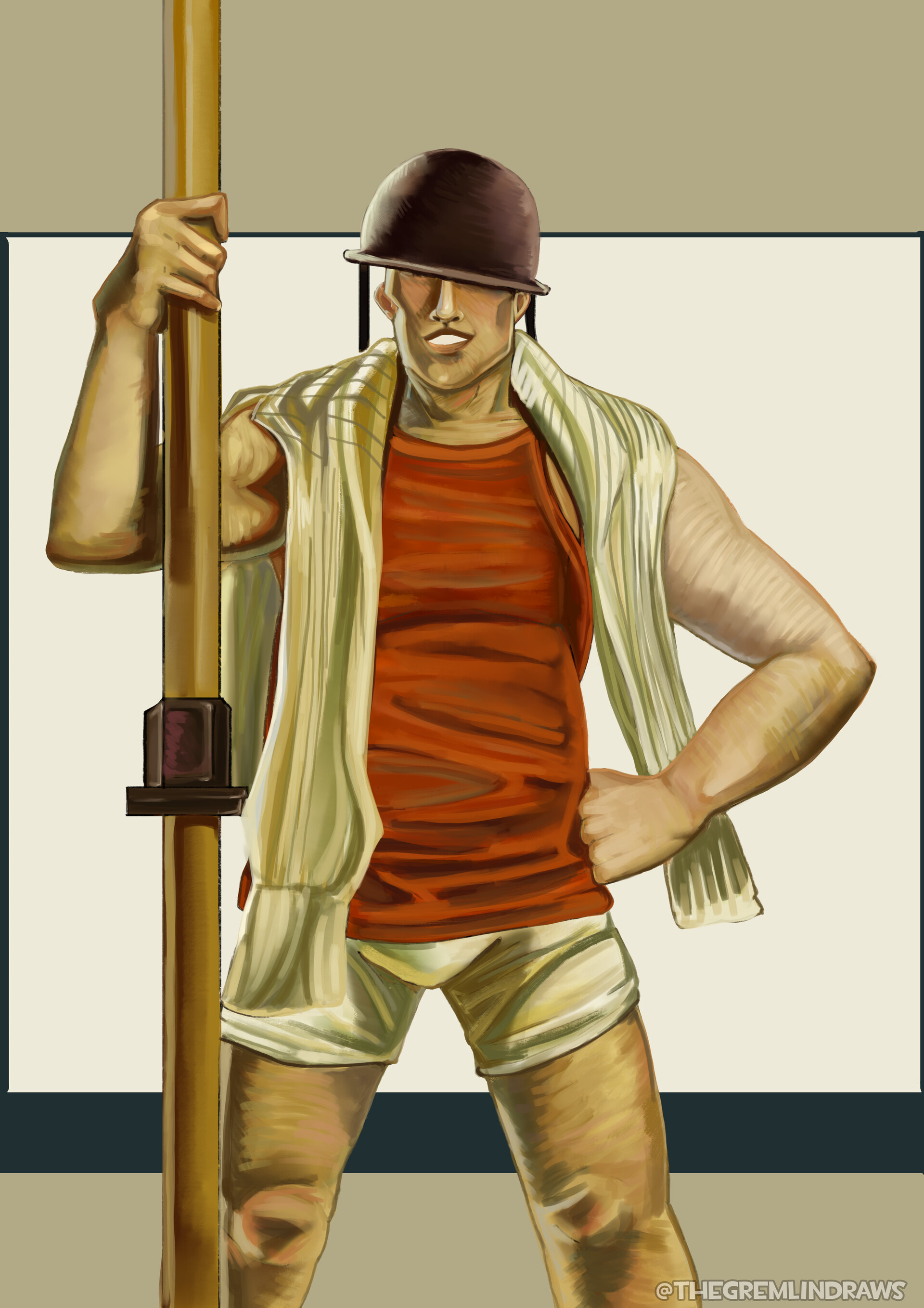 ArtStation - TF2 Soldier Leyendecker Study