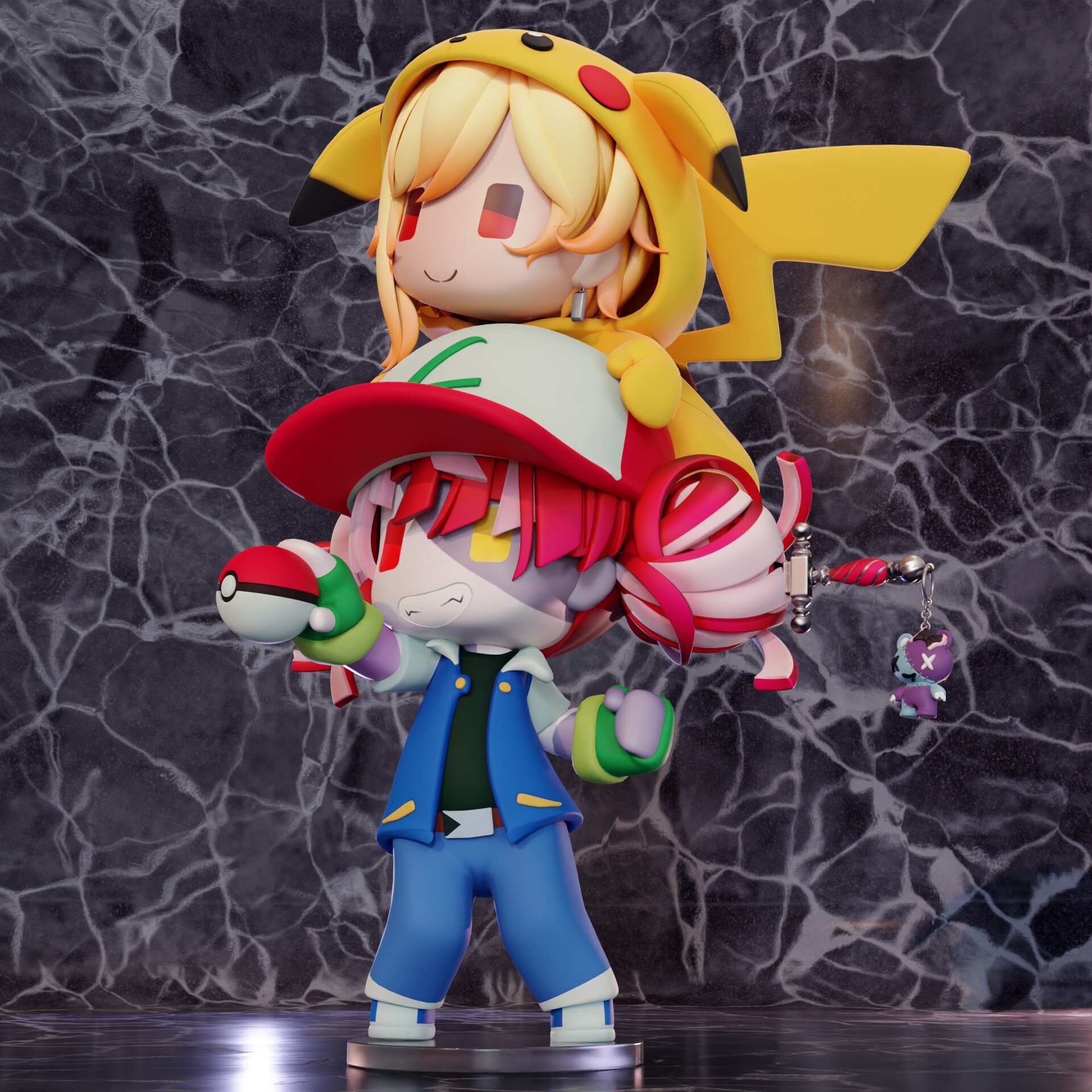 ArtStation - Hololive Indonesia X Pokemon