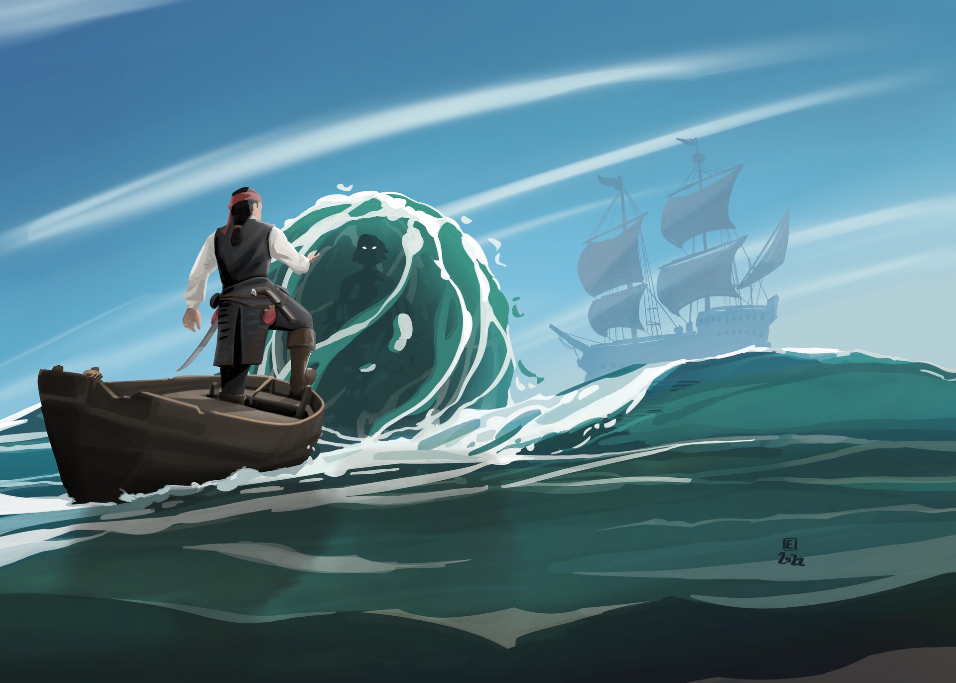 ArtStation - Two people from different worlds