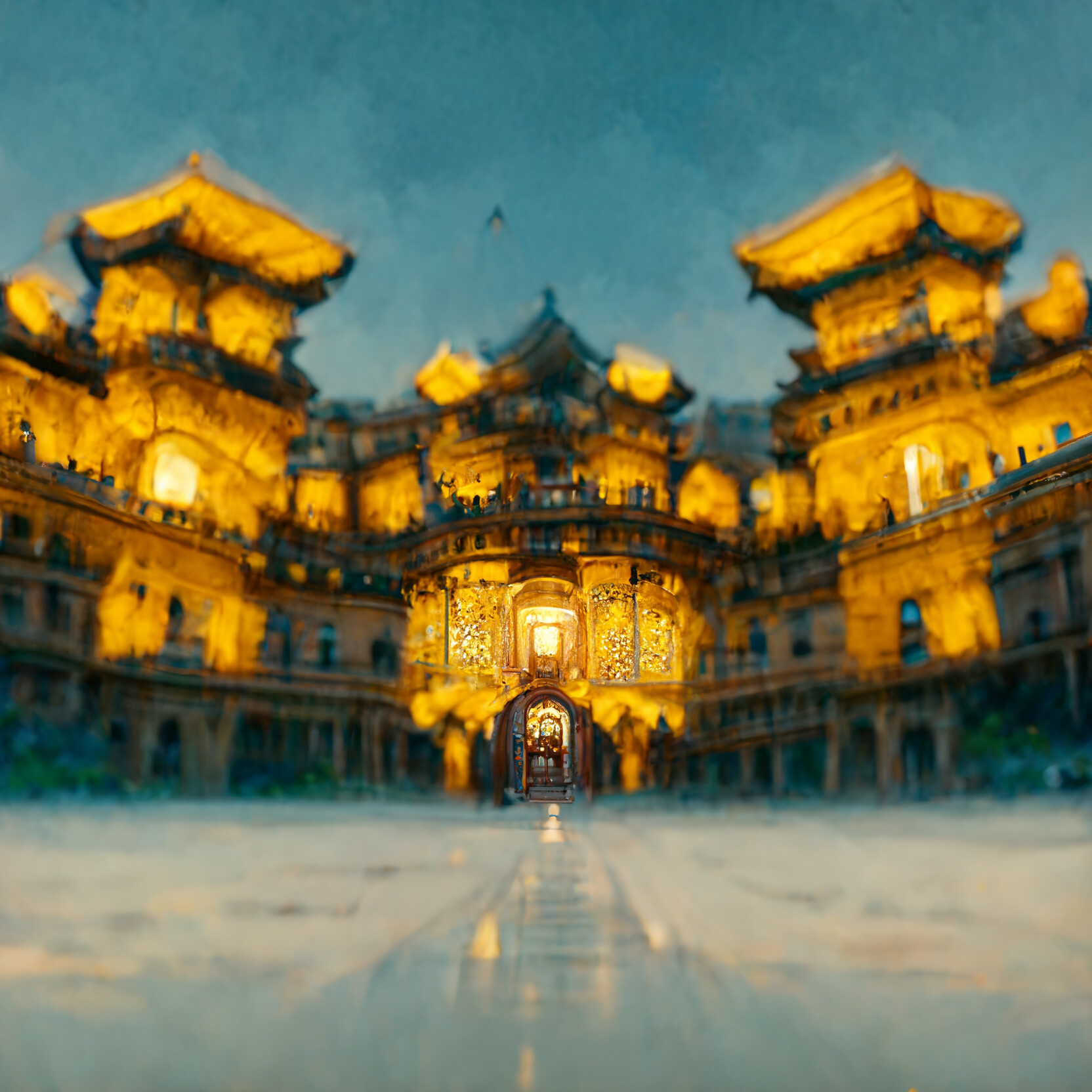 ArtStation - towering grand citadel palace