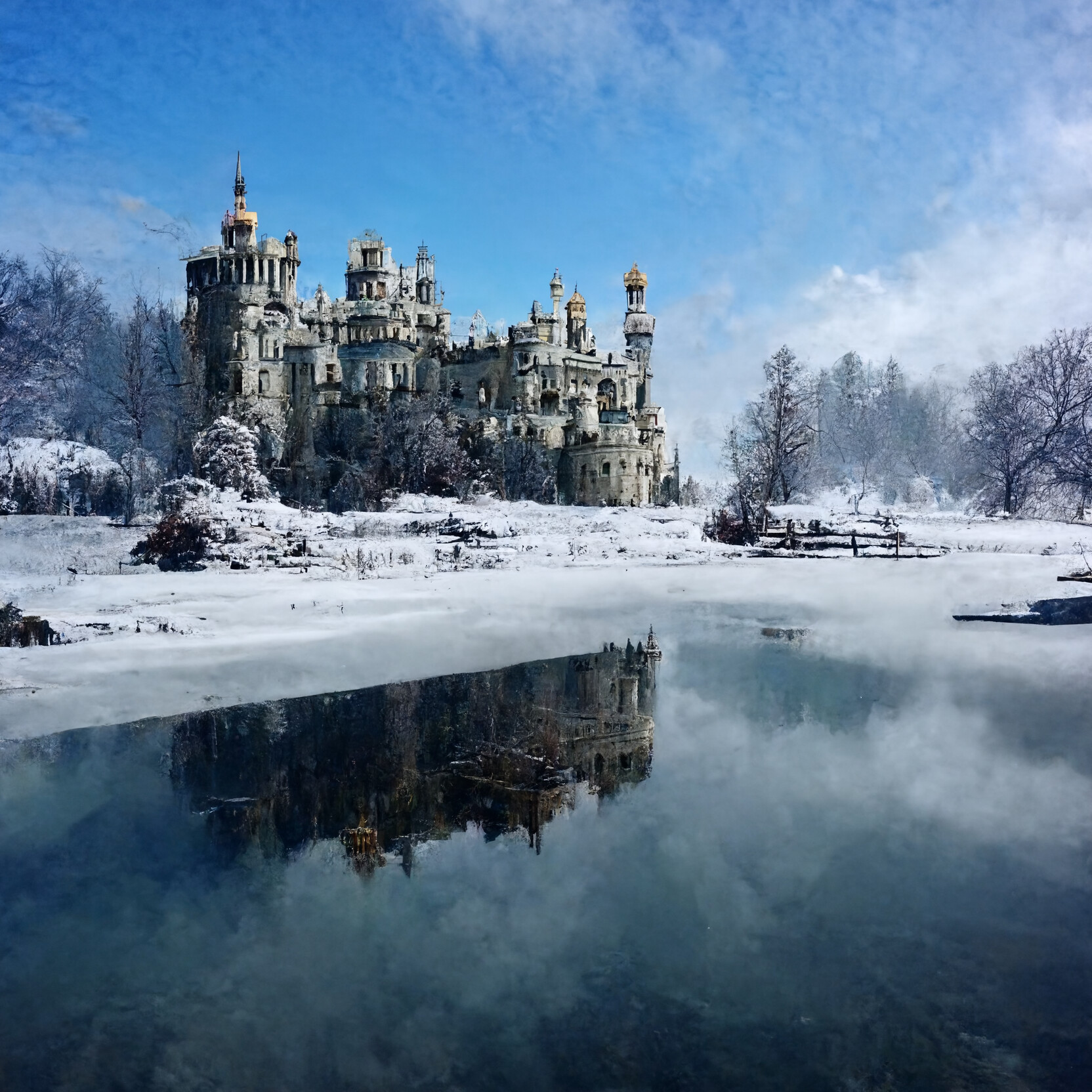 ArtStation - winter castle