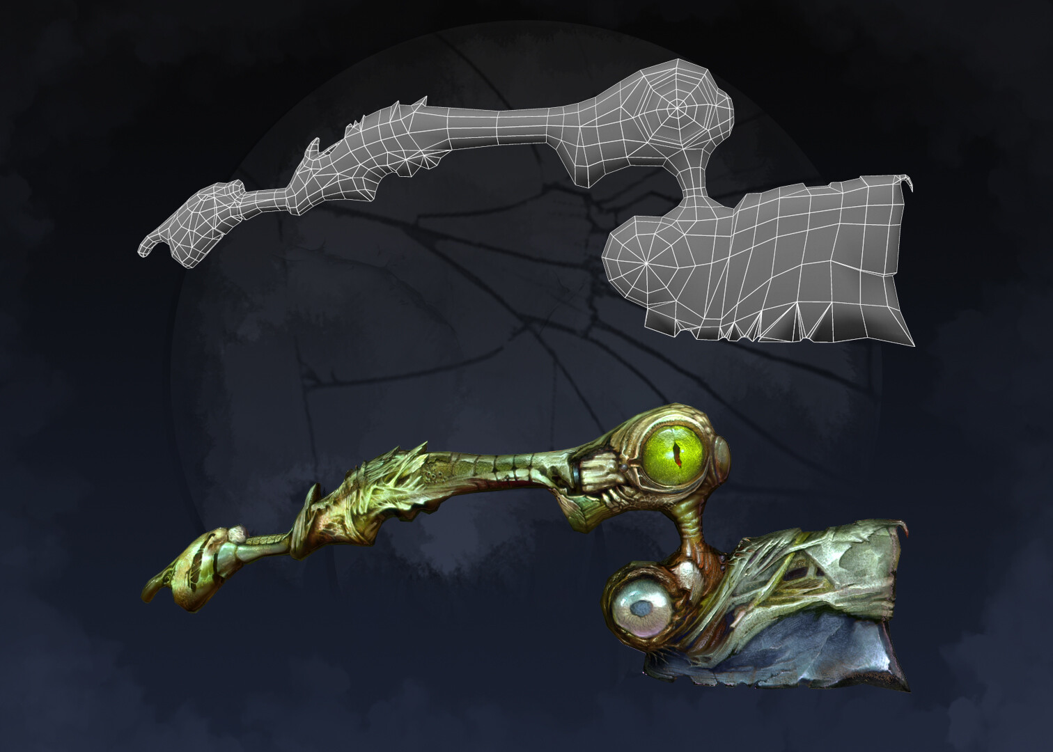 ArtStation - 3D hand-painted weapons