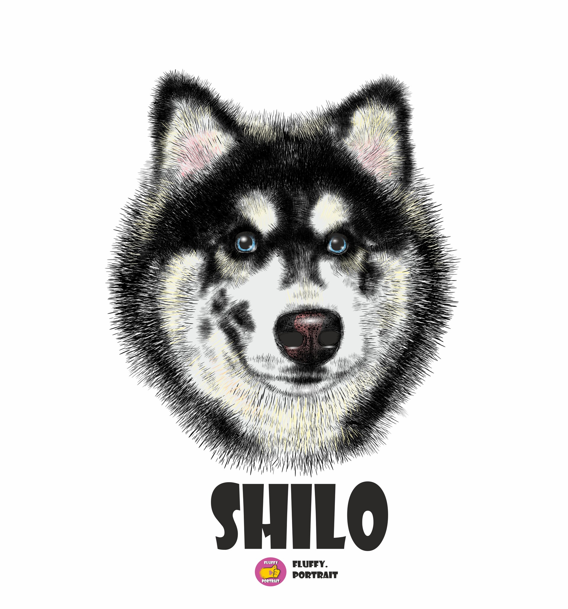 ArtStation - Cute digital portrait Shilo