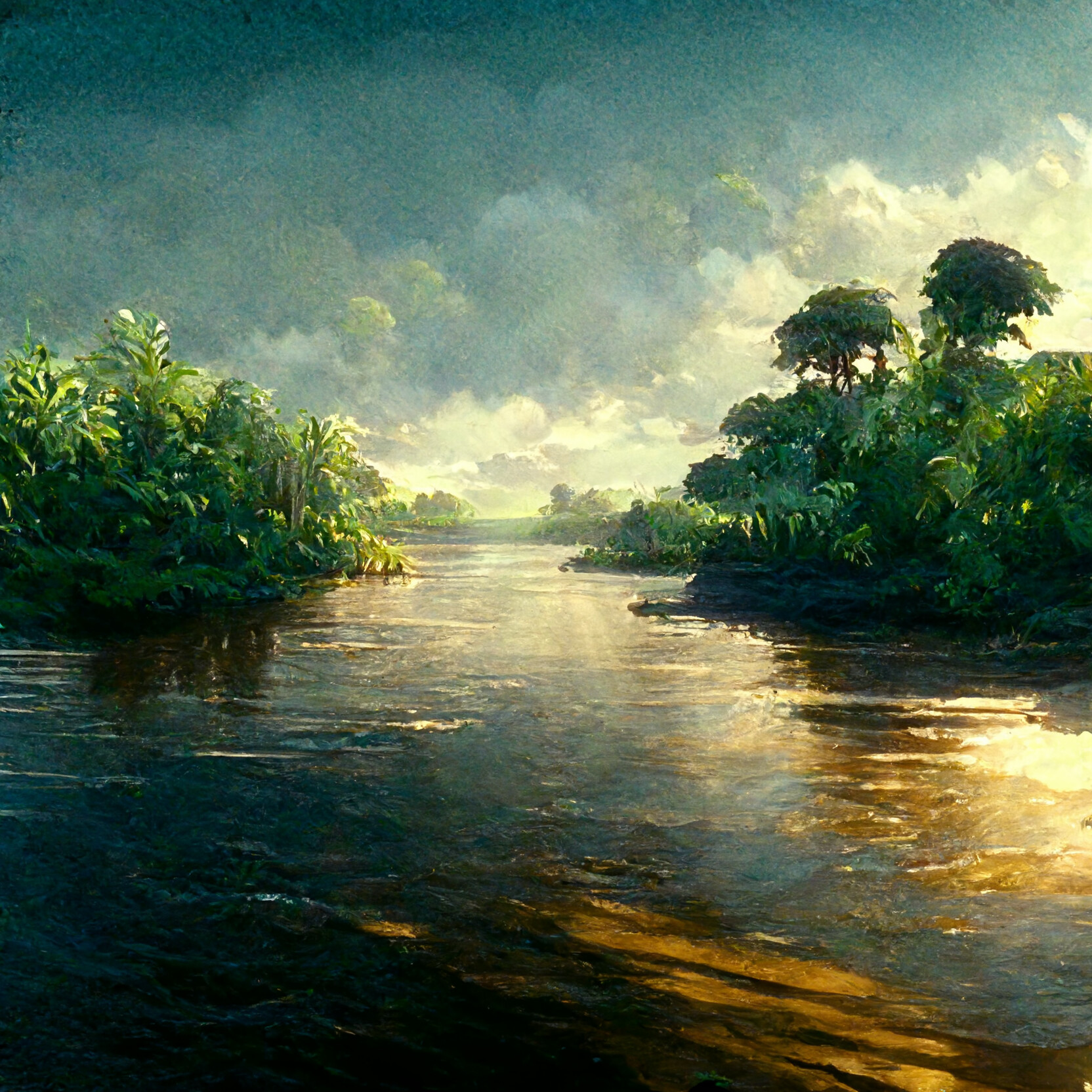 ArtStation - Congo river landscape Landscape