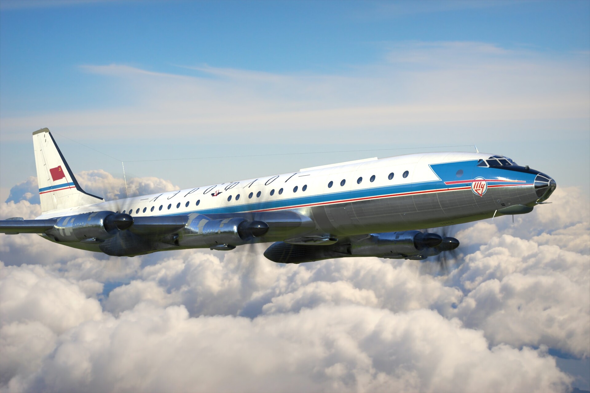 Tim Samedov - Tupolev Tu-114 3D model