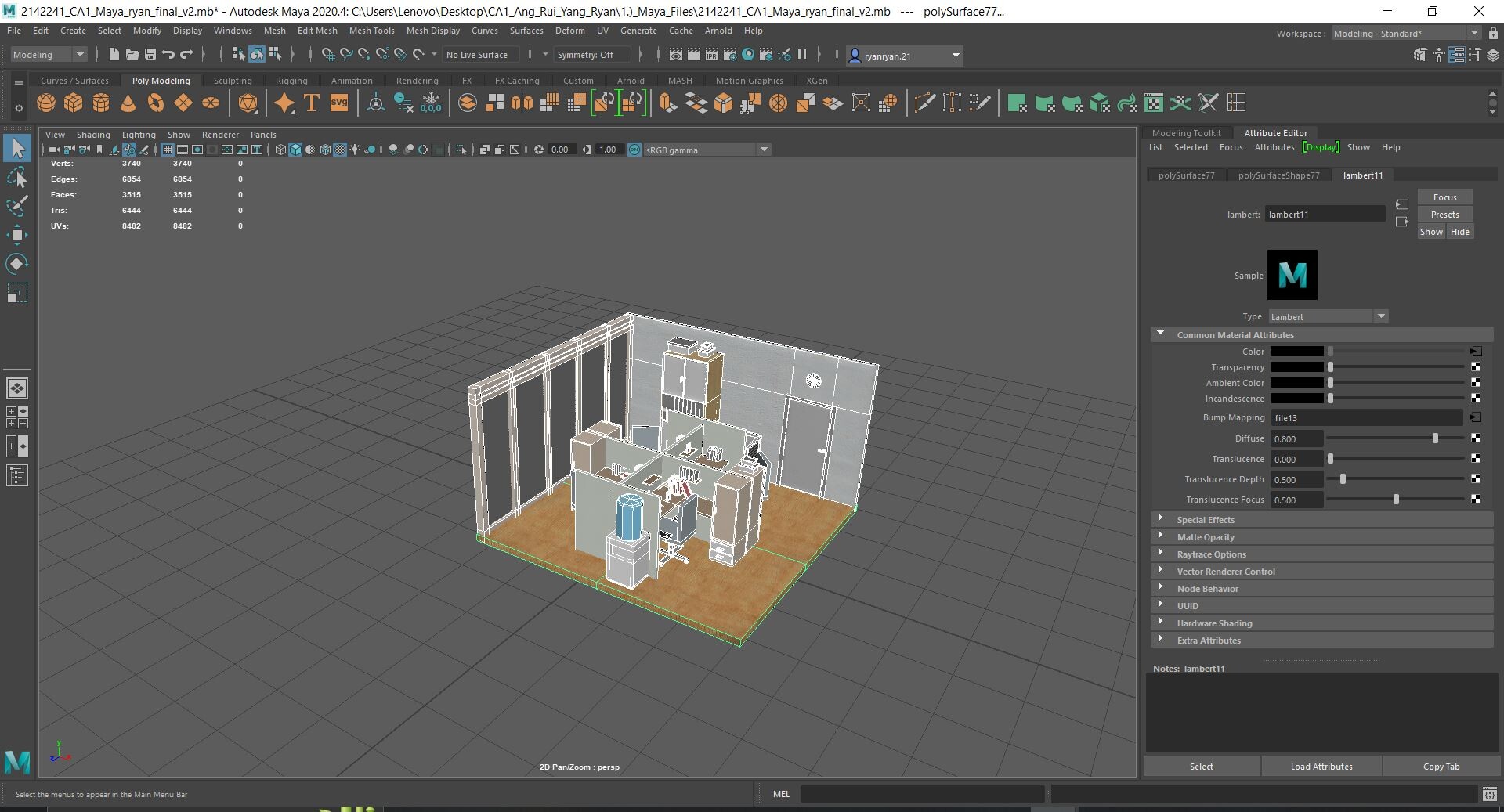 Ryan Ang - office model by Ang Rui Yang Ryan