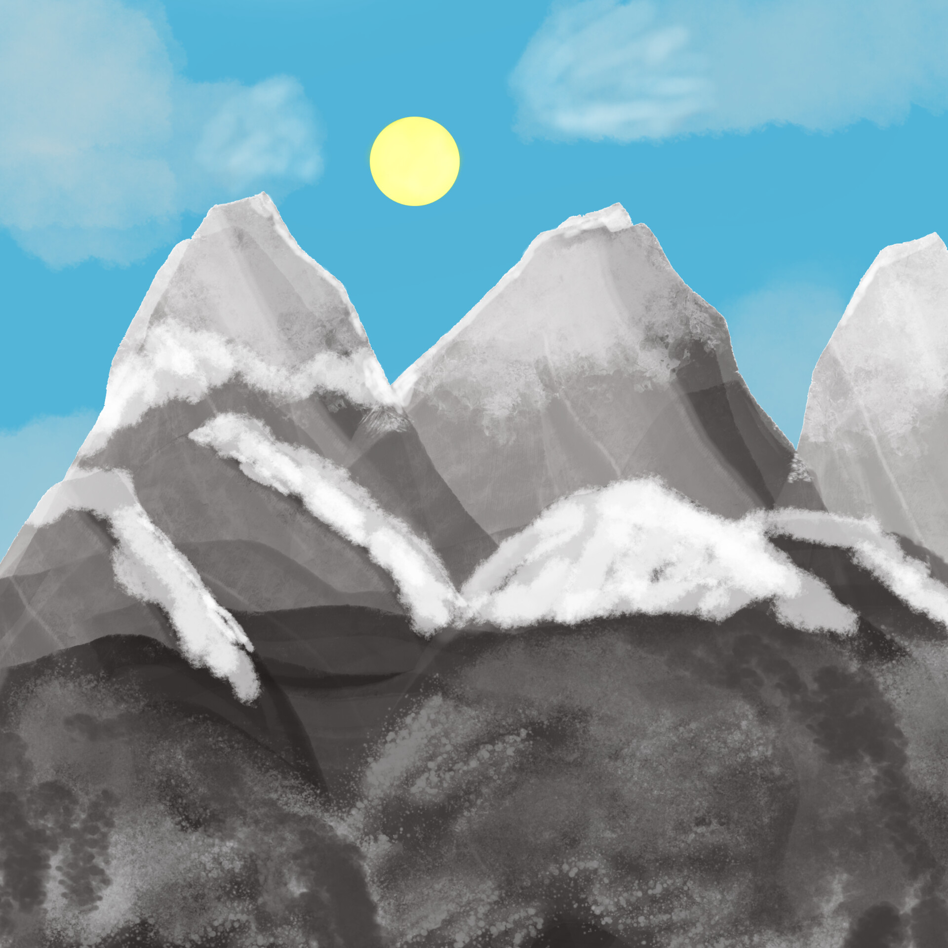 ArtStation - Mountains