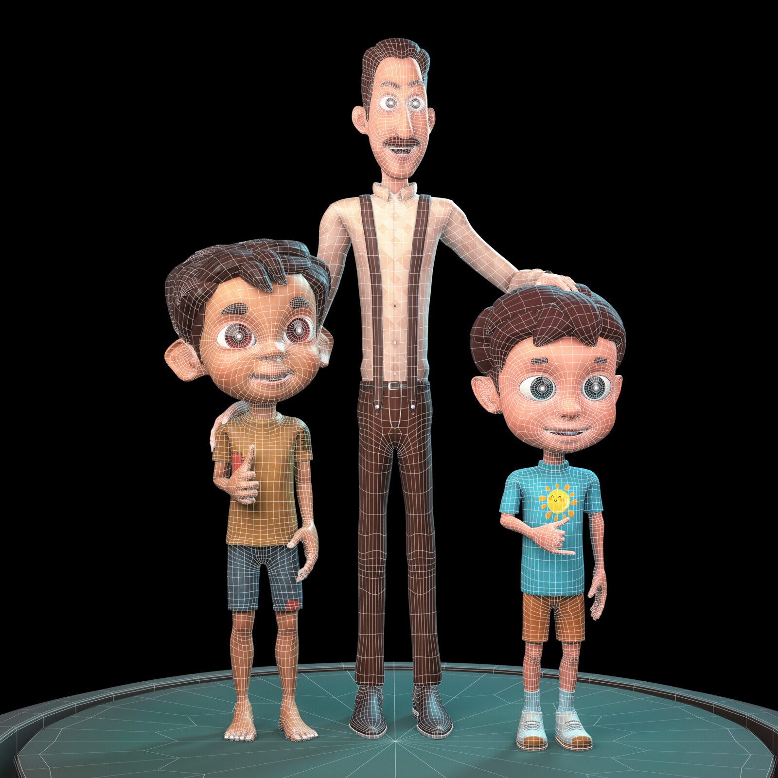 Sk Aiyub Ali - 3D Stylized character modeling.