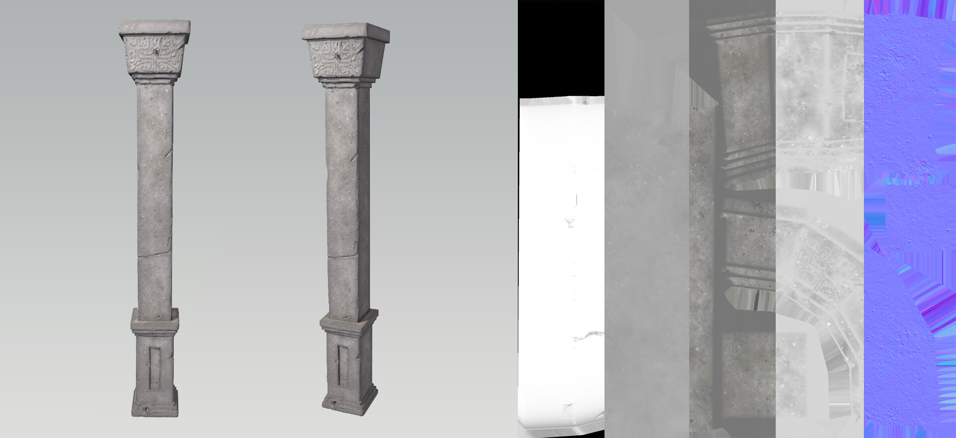 ArtStation - pillar study