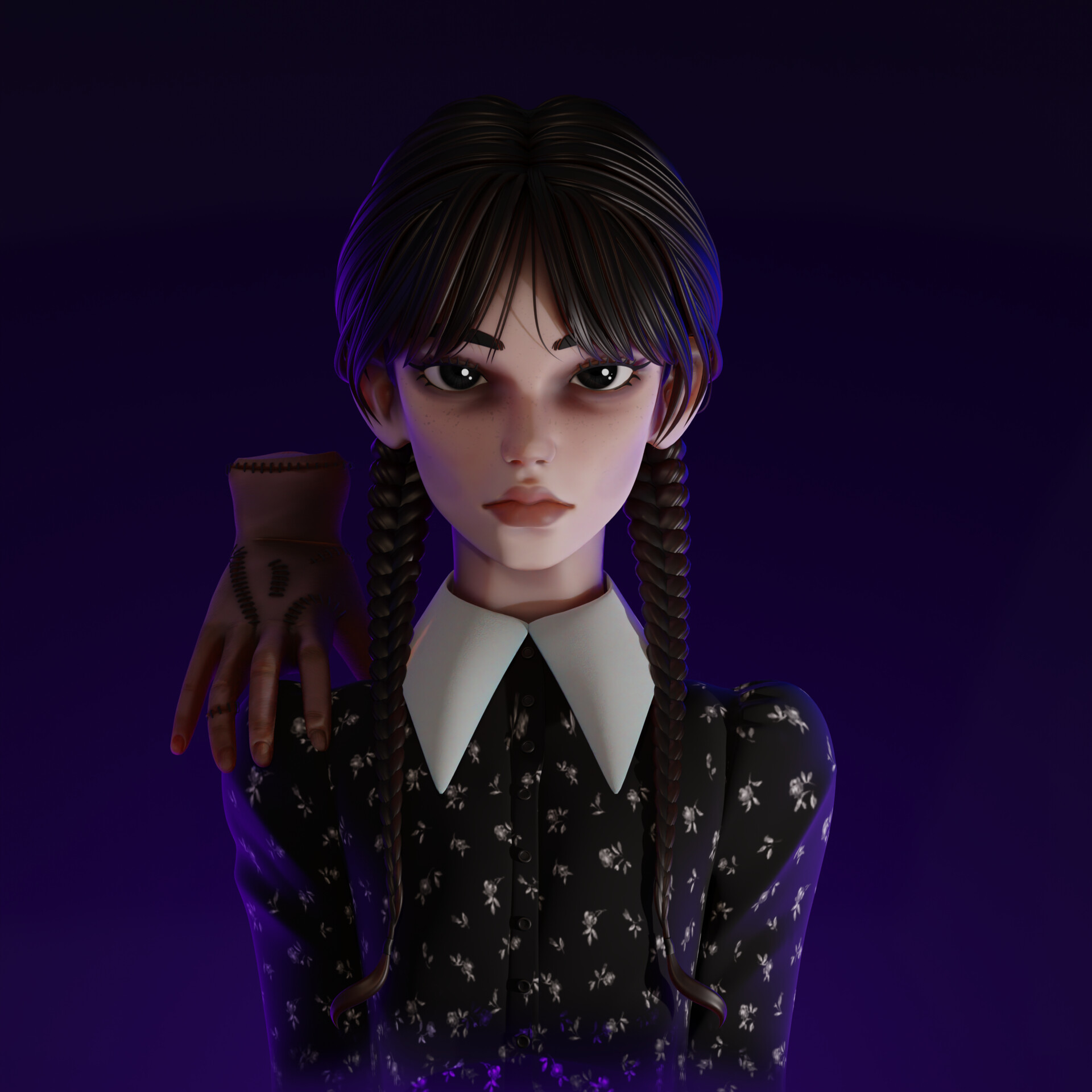 ArtStation - Wednesday Fanart:Netflix