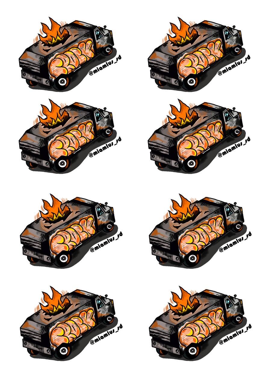 ArtStation - Vandal car (sticker#1)