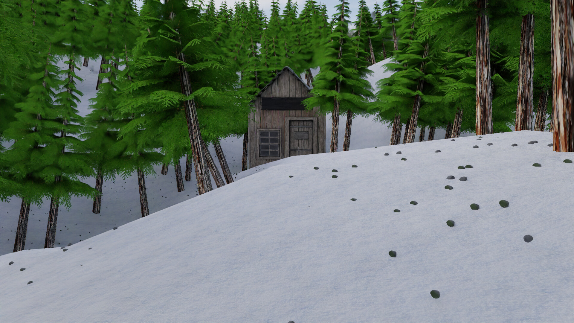 ArtStation - I made this 3D Realistic Snow Environment Using Blender 3.3 by Mujahid Aslam ...