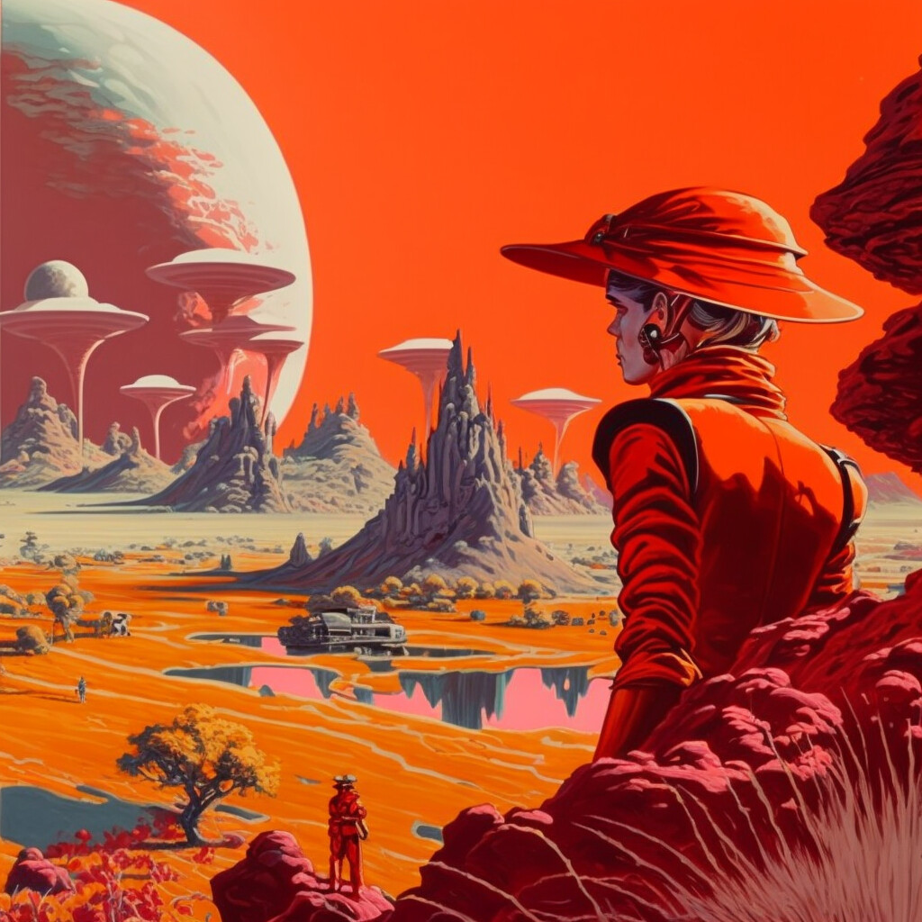 ArtStation - Retrofuturistic landscape art 37