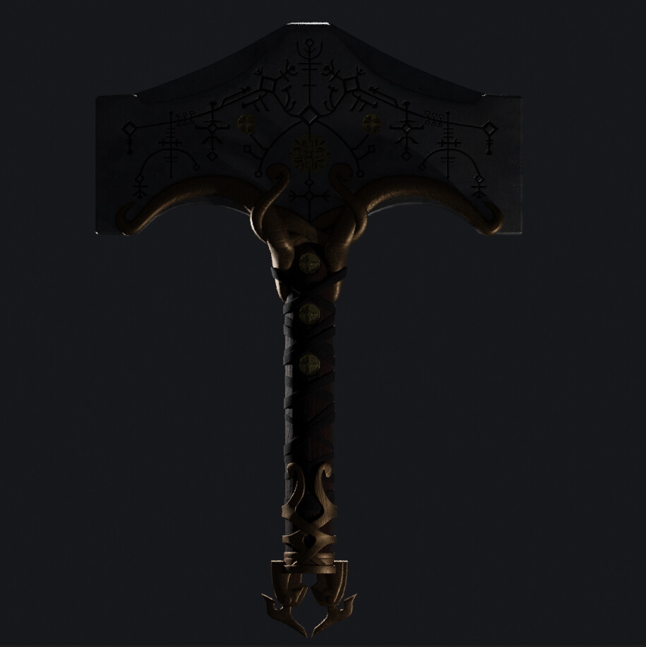 ArtStation - Mjonlir Hammer