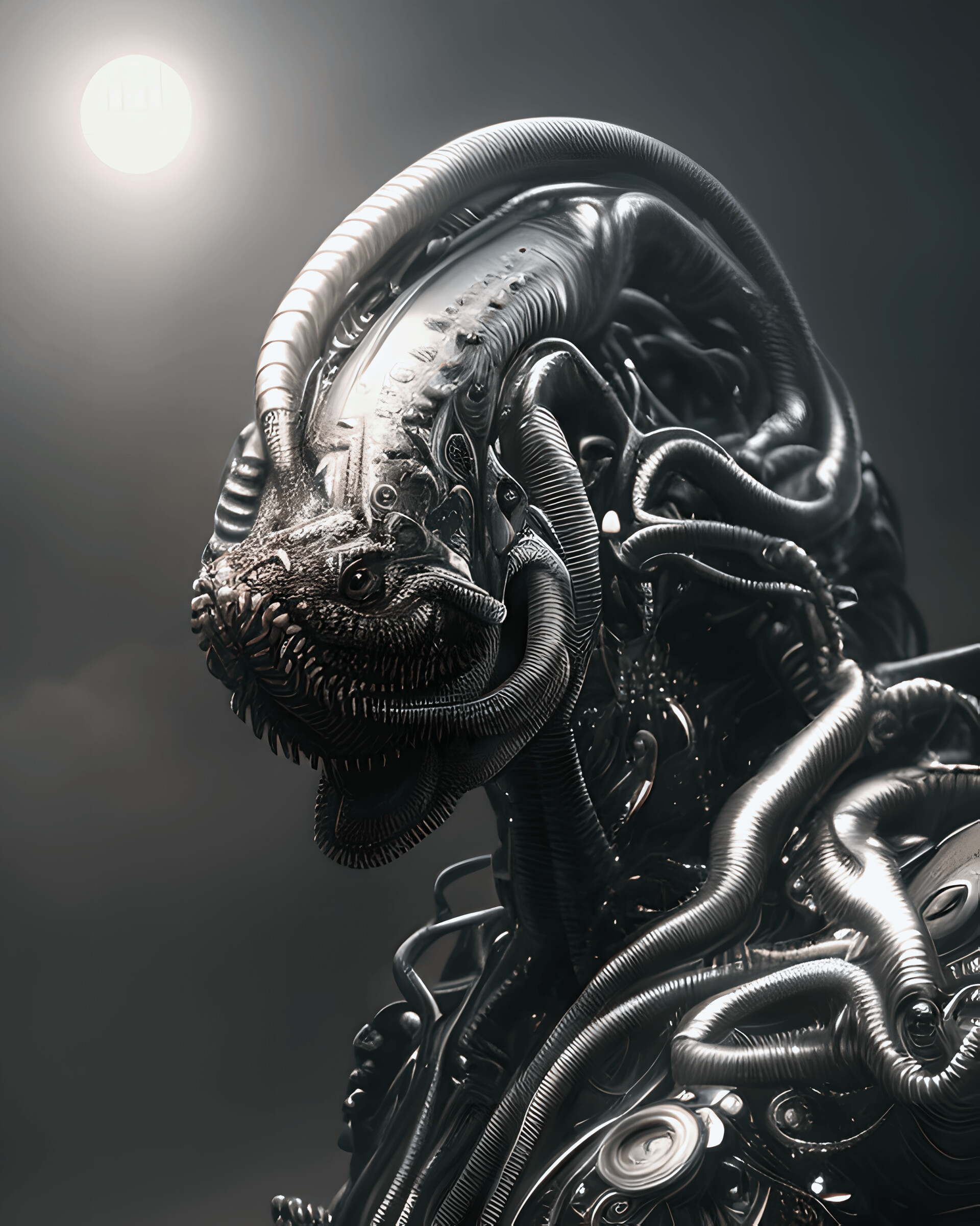 ArtStation - Cyborg Alien