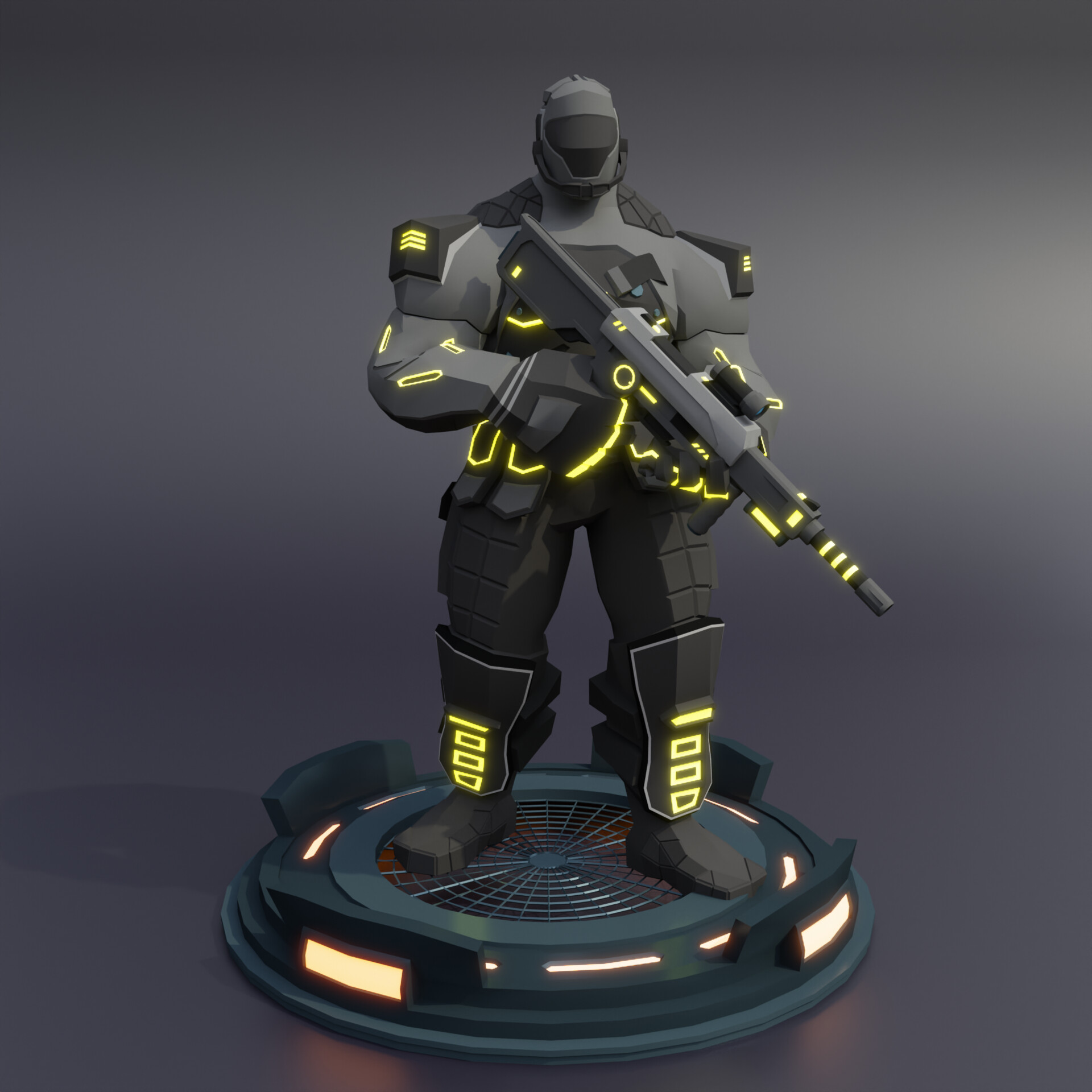 ArtStation - Low-Poly Brute