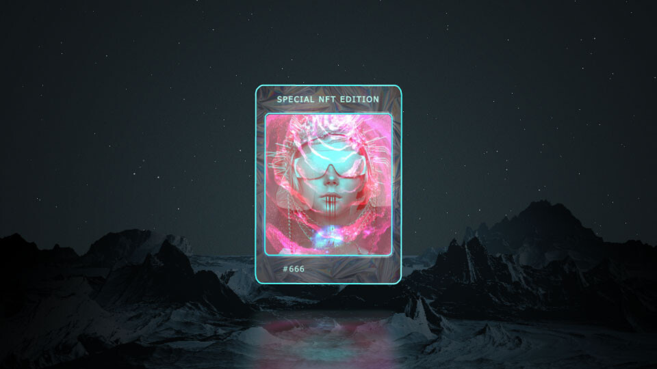 ArtStation - 3D NFT Card Template