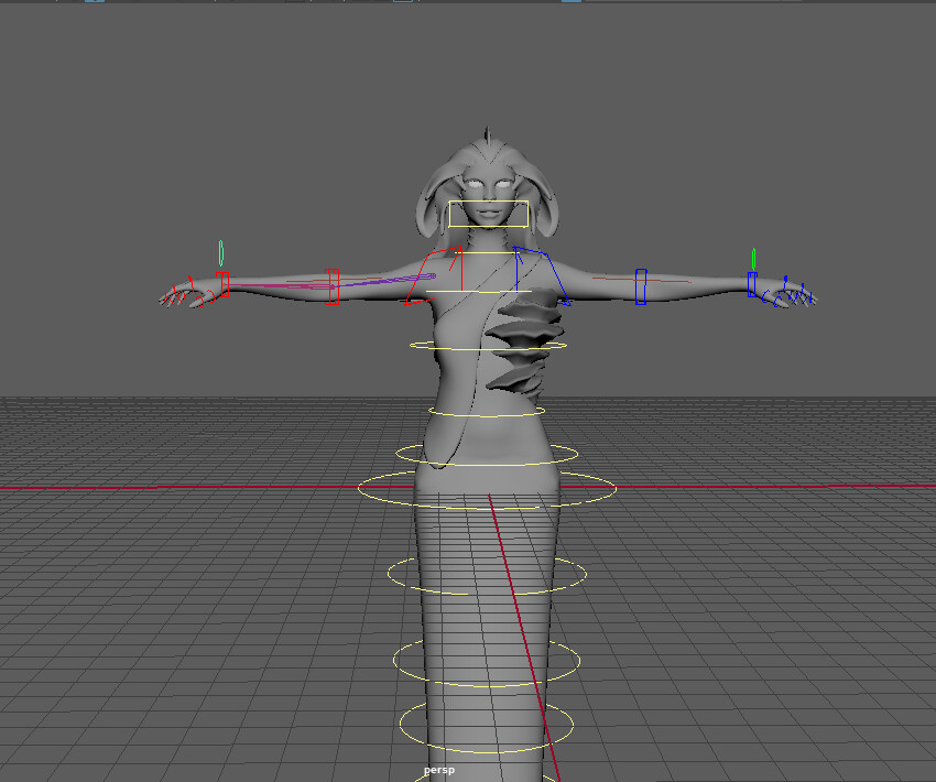 ArtStation - Naga Rig