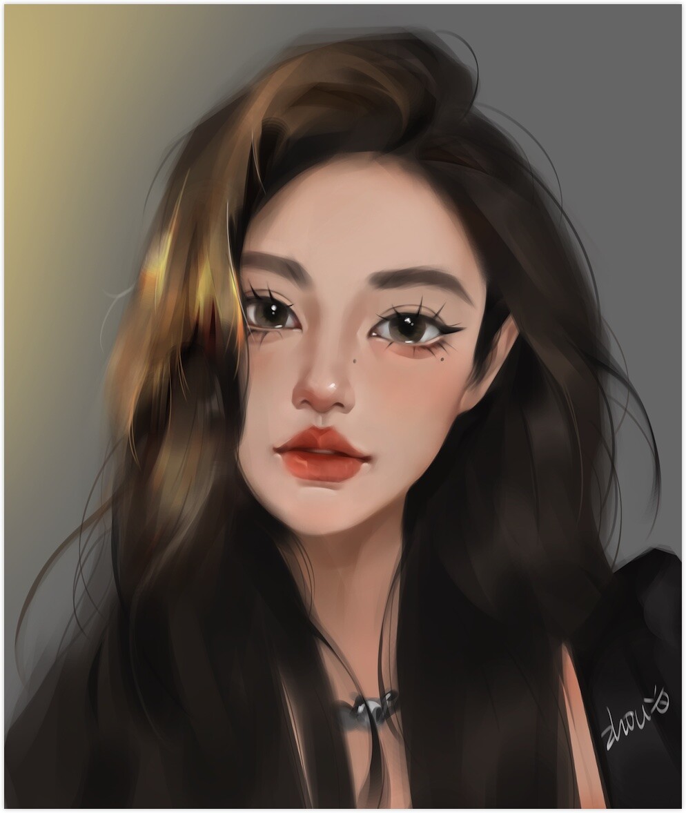 ArtStation - Head portrait painting