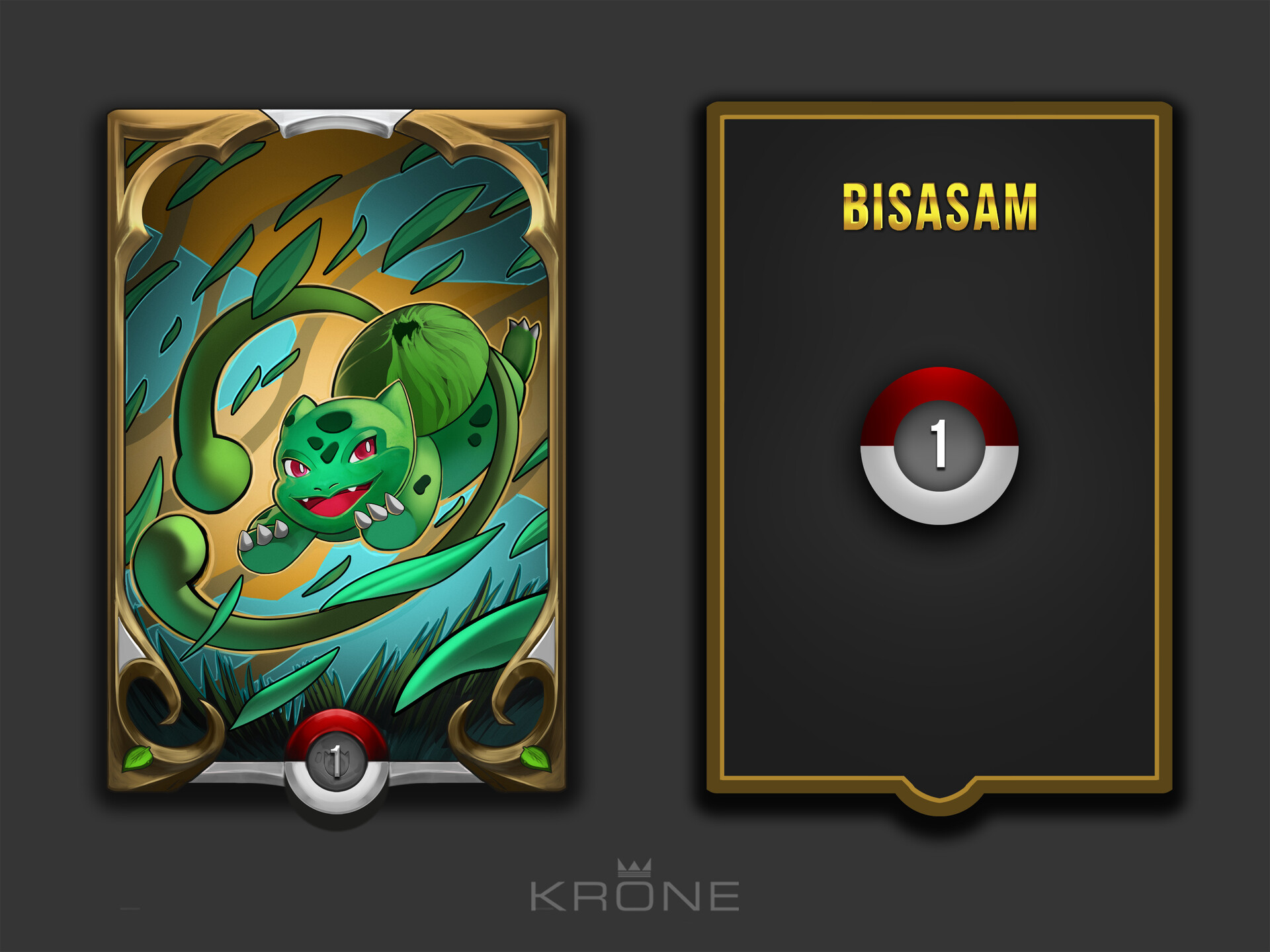 ArtStation - 1# Bisasam / Bulbasaur