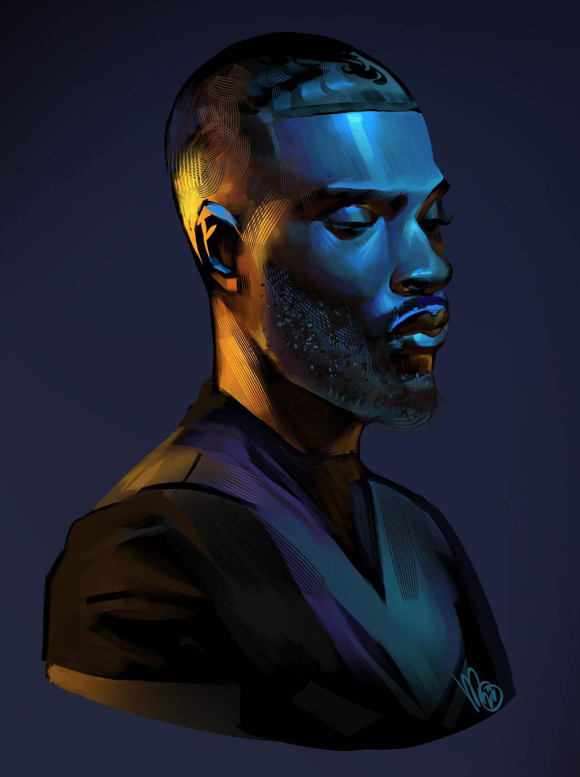 ArtStation - Stylized Portrait Study 12_05