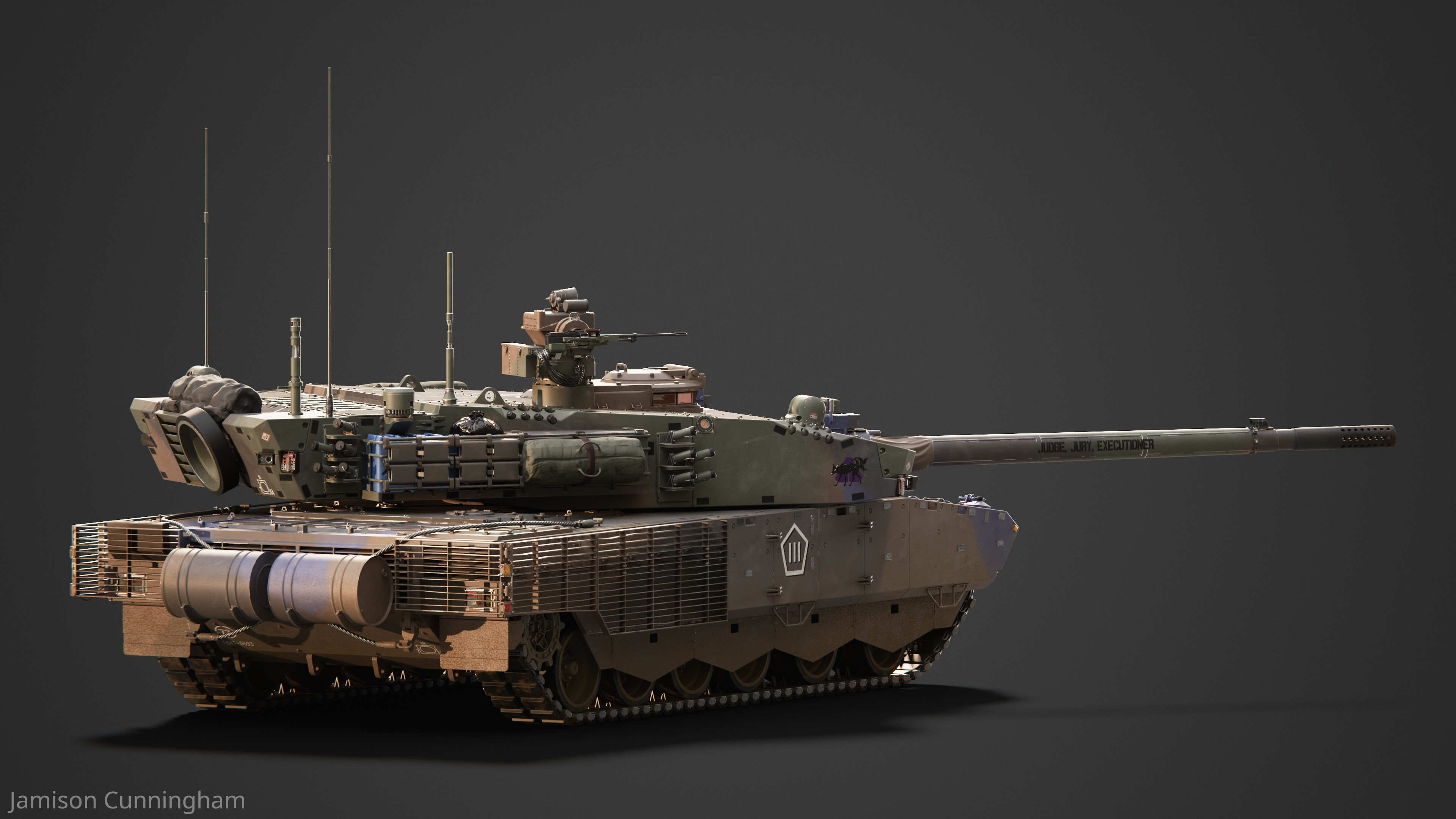 Jamison Cunningham - T22 Cataphract Tank - Studio Renders