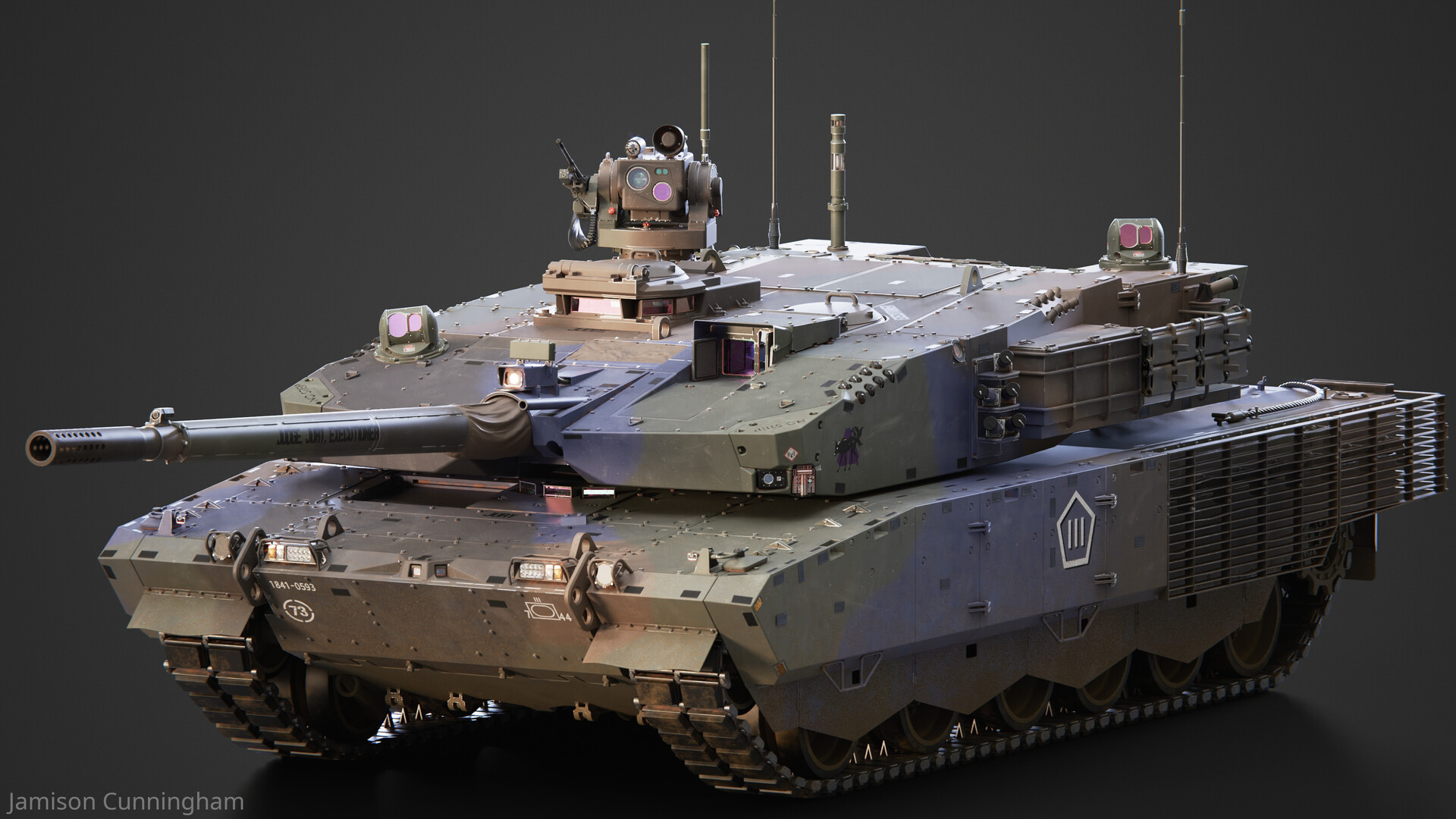 Jamison Cunningham - T22 Cataphract Tank - Studio Renders